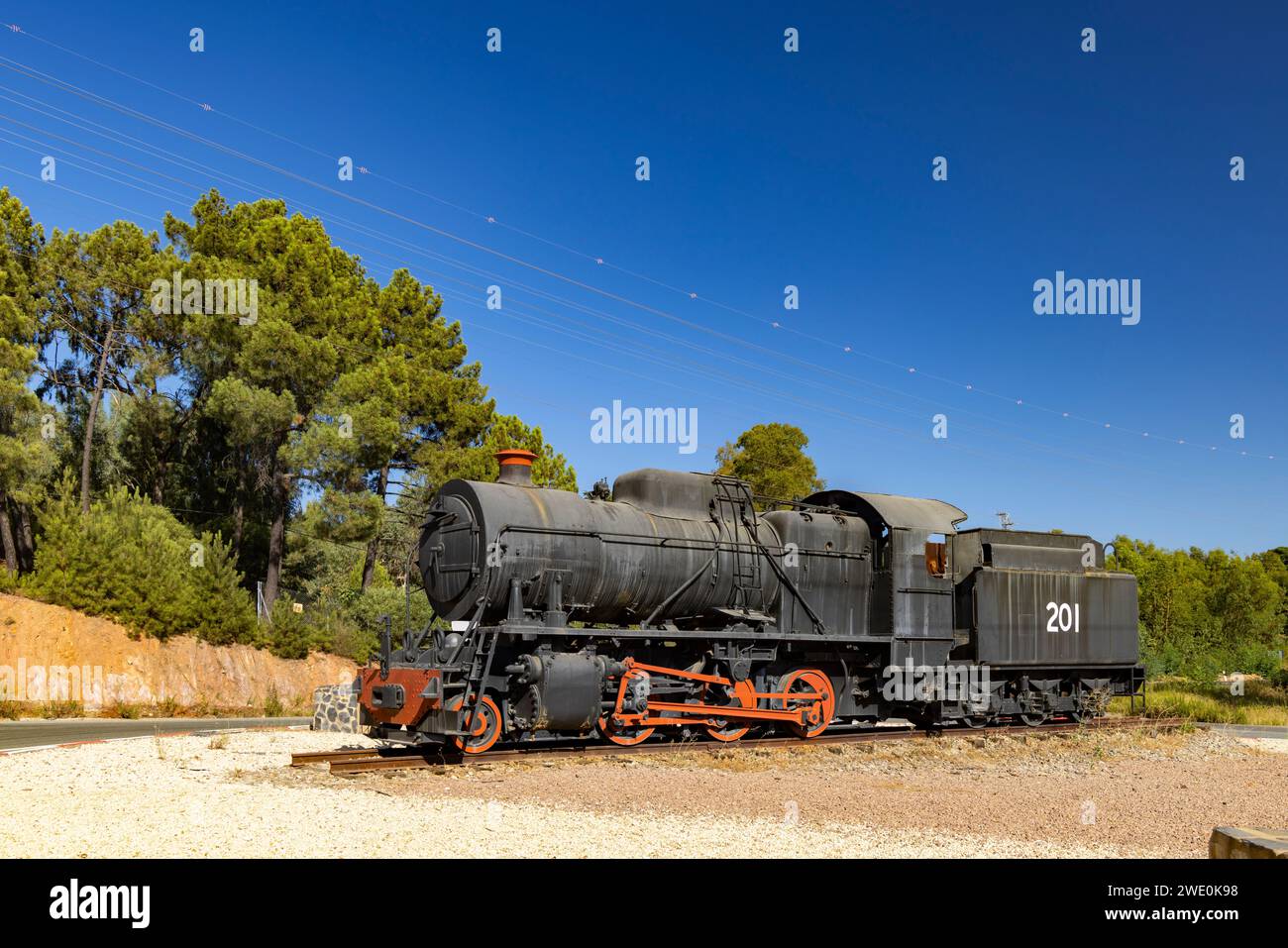 Steam engine, oldest copper mines in the world, Minas de Riotinto ...