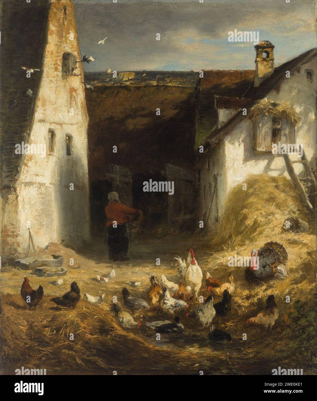Albert Kappis Hühnerhof Stock Photo - Alamy