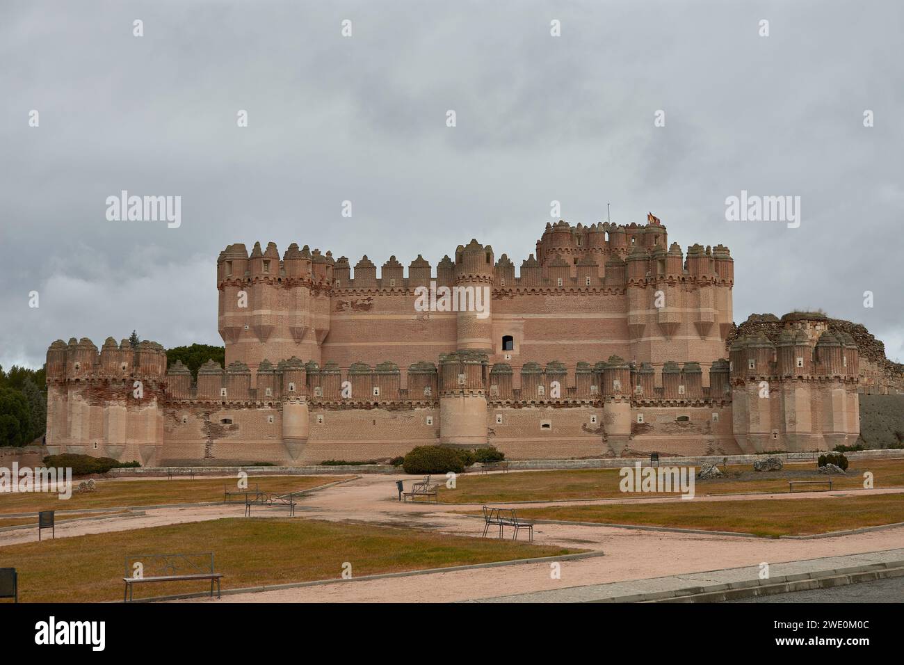 Coca castle castile leon spain hi-res stock photography and images - Alamy