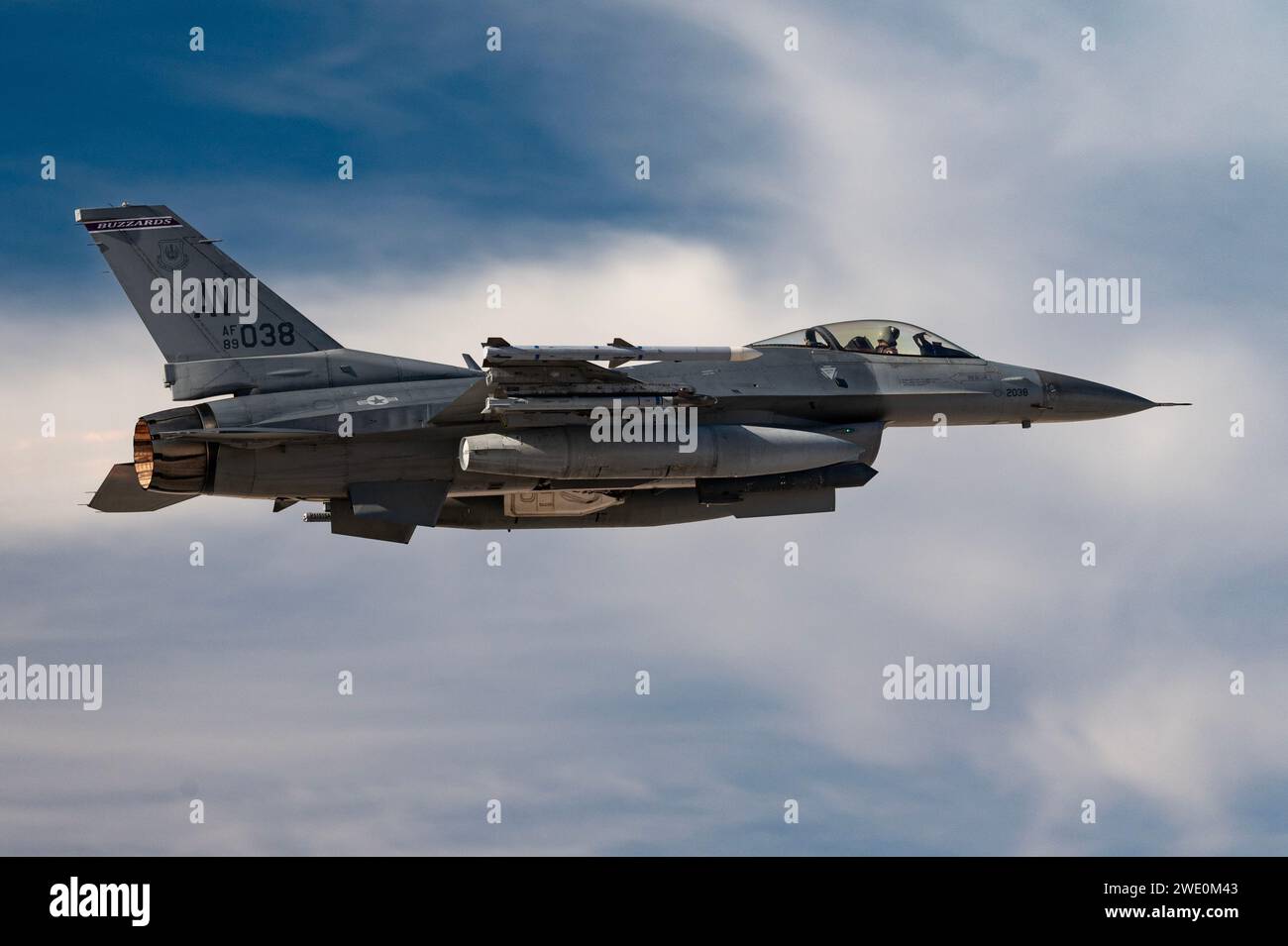 An F-16C Fighting Falcon assigned to Aviano Air Base, Italy, takes off ...