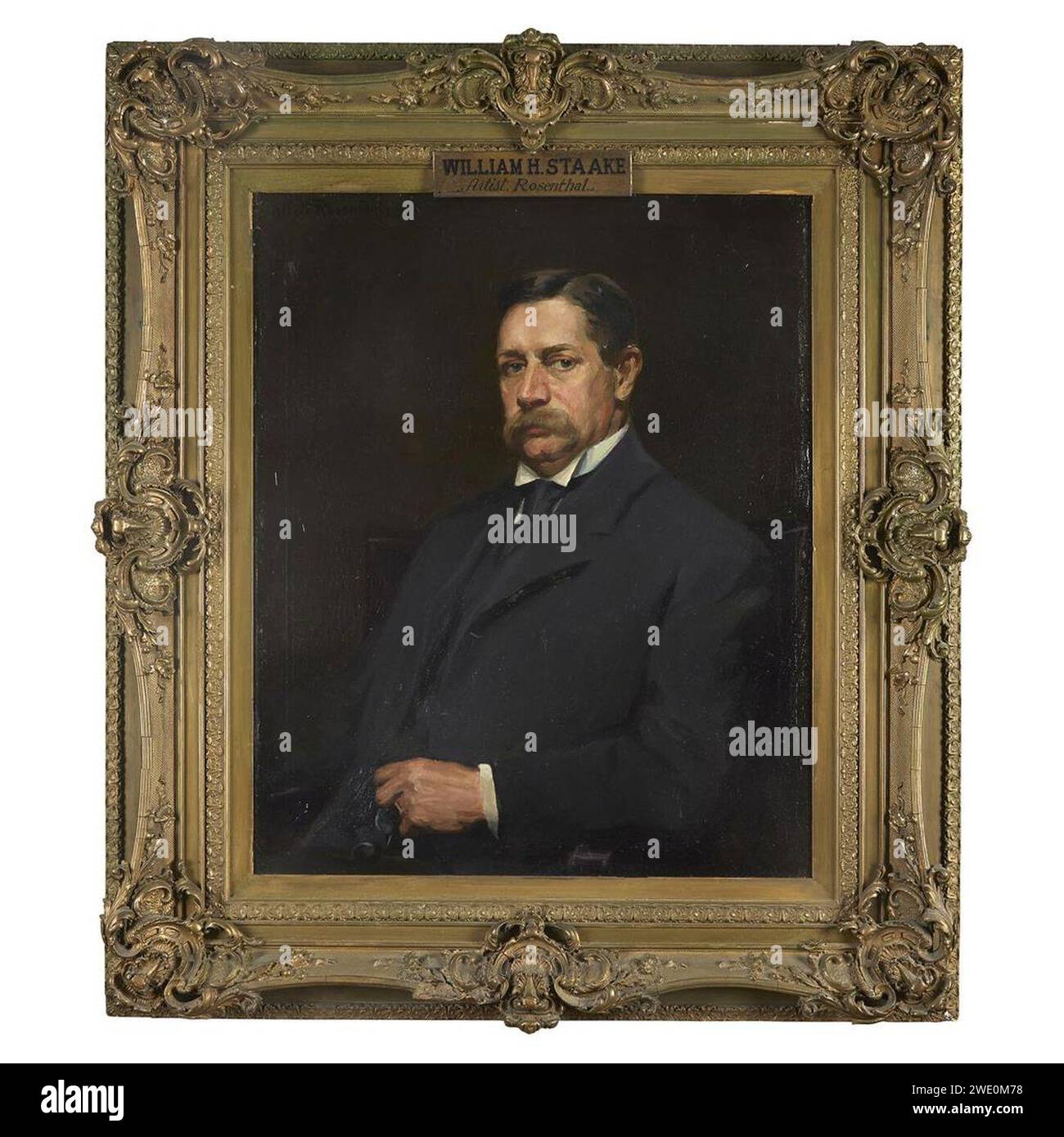 Albert Rosenthal (1863-1939) Portrait of William H. Staake (1846-1924 ...