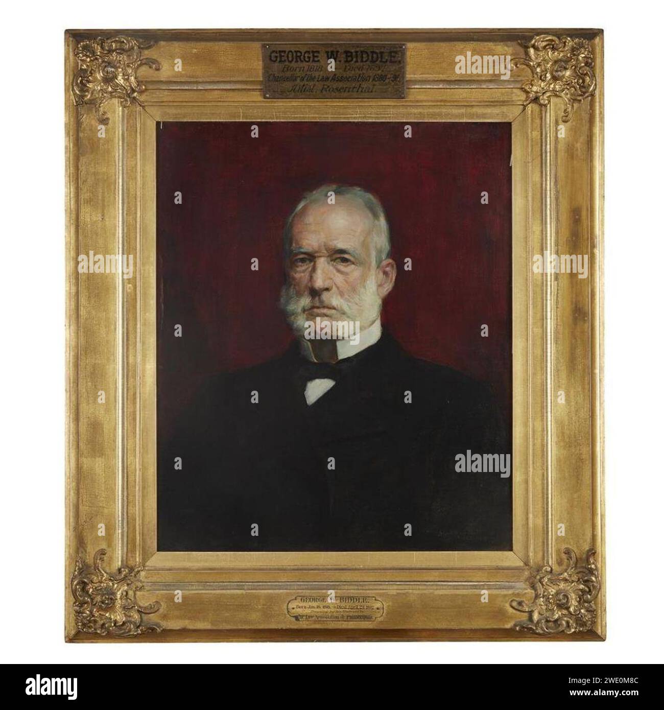 Albert Rosenthal (1863-1939), Portrait of George Washington Biddle ...