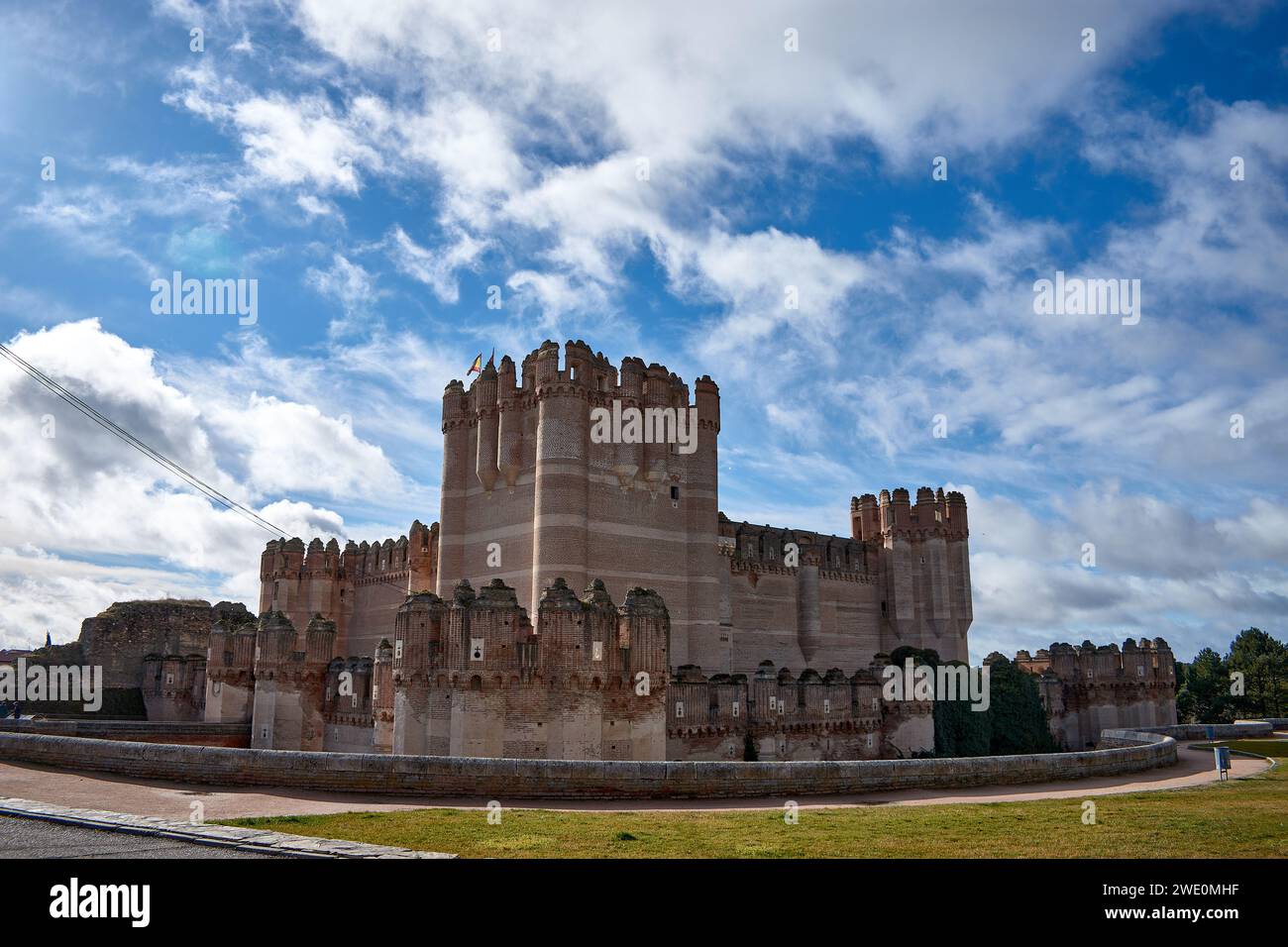 Coca castle castile leon spain hi-res stock photography and images - Alamy