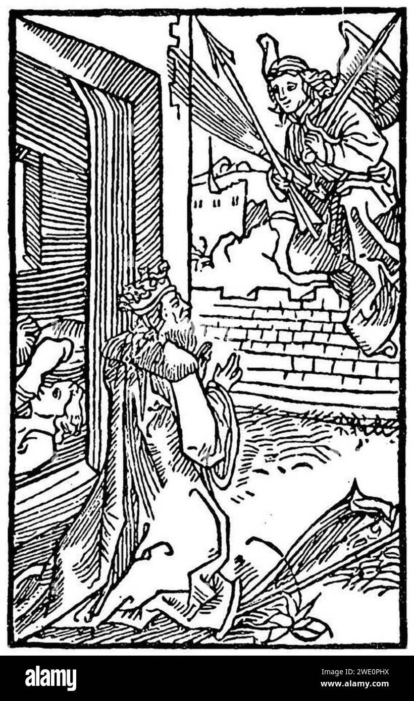 David praying hi-res stock photography and images - Alamy