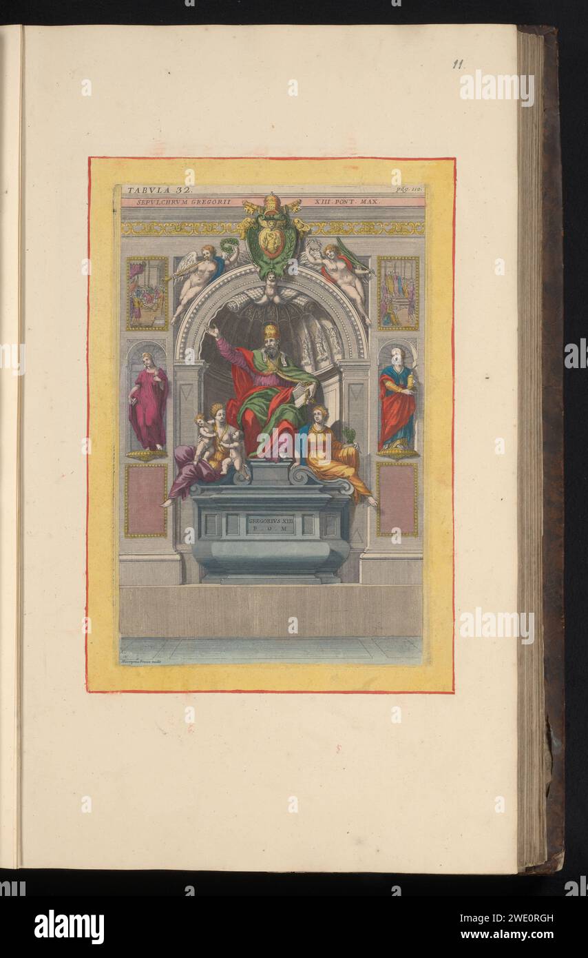 Graf Van Paus Gregorius XIII, Giovanni Girolamo Frezza, 1693 - 1717 ...