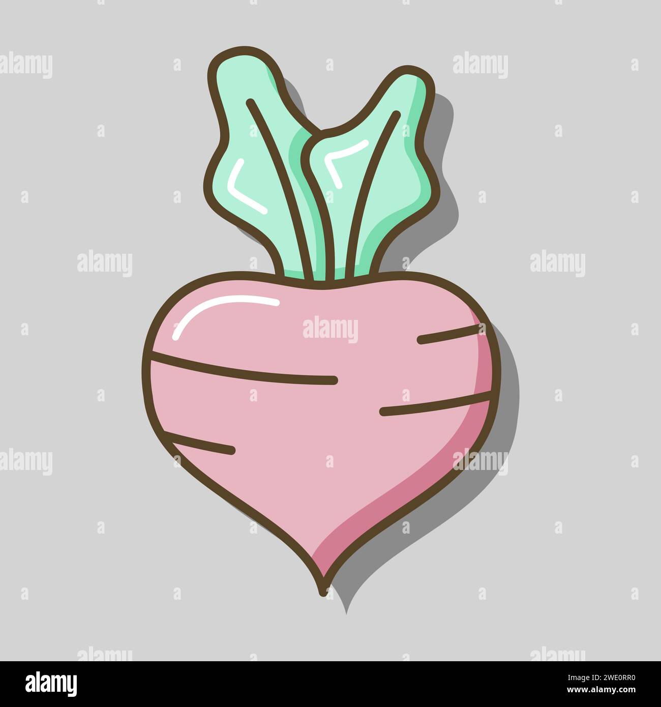 Beetroot isolated vector icon. Vegetable sign. Graph symbol for food ...