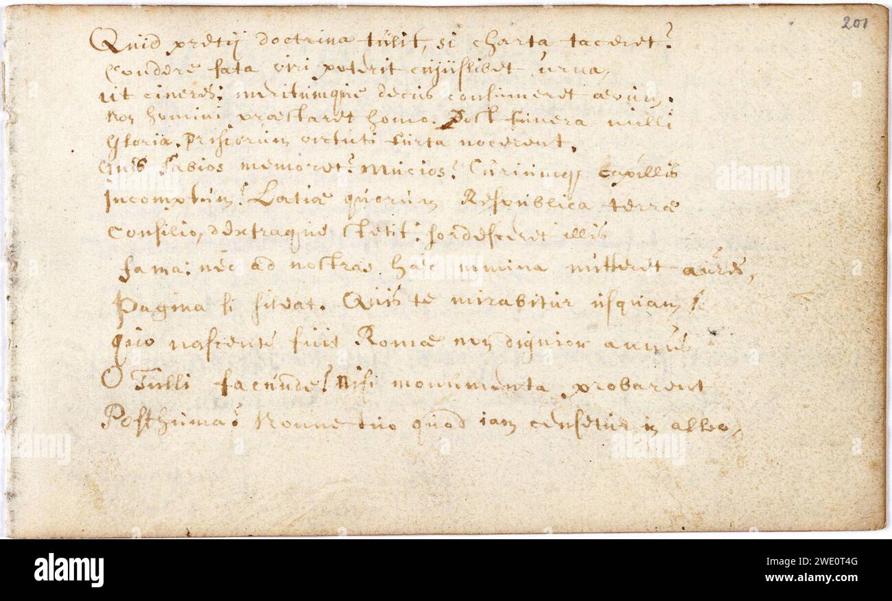 Album amicorum Jacob Heyblocq KB131H26 - p201 - J. Koninck - Poem part1 ...