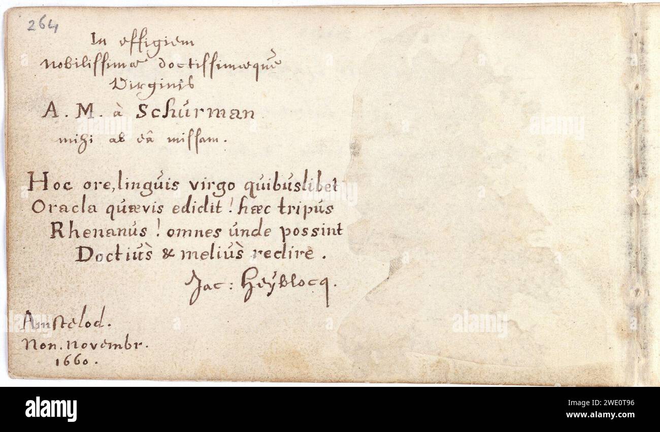 Album amicorum Jacob Heyblocq KB131H26 - p264 - Jacobus Heyblocq - Poem ...