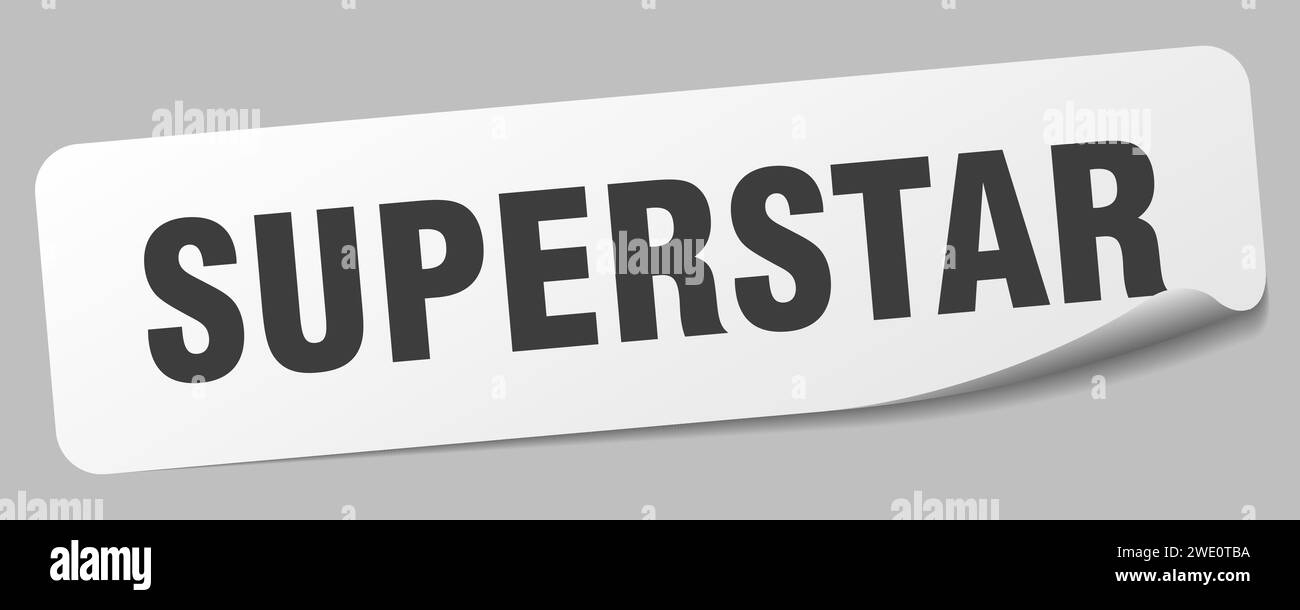 Superstar vector vectors Black and White Stock Photos & Images - Alamy