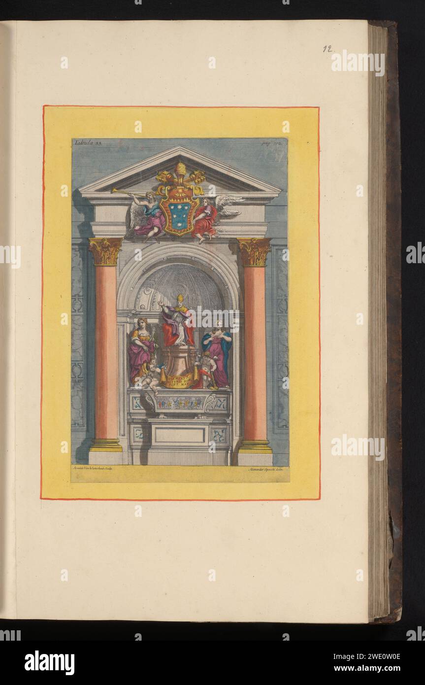 Grave of Pope Clemens X, Arnold van Westerhout, After Alessandro ...