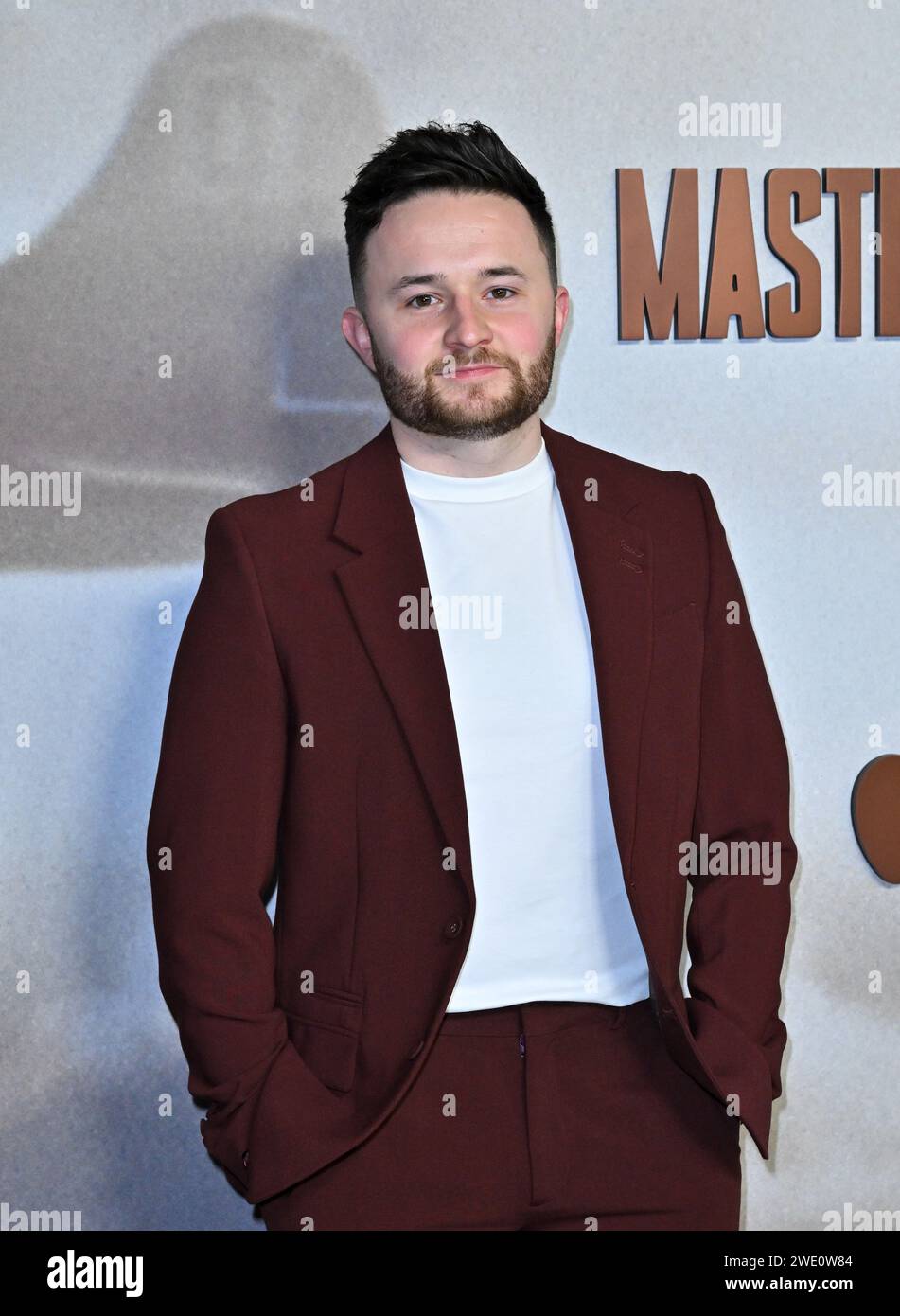 London, UK. 22nd Jan, 2024. Ian Dunnett Jnr. on the Red Carpet for the ...
