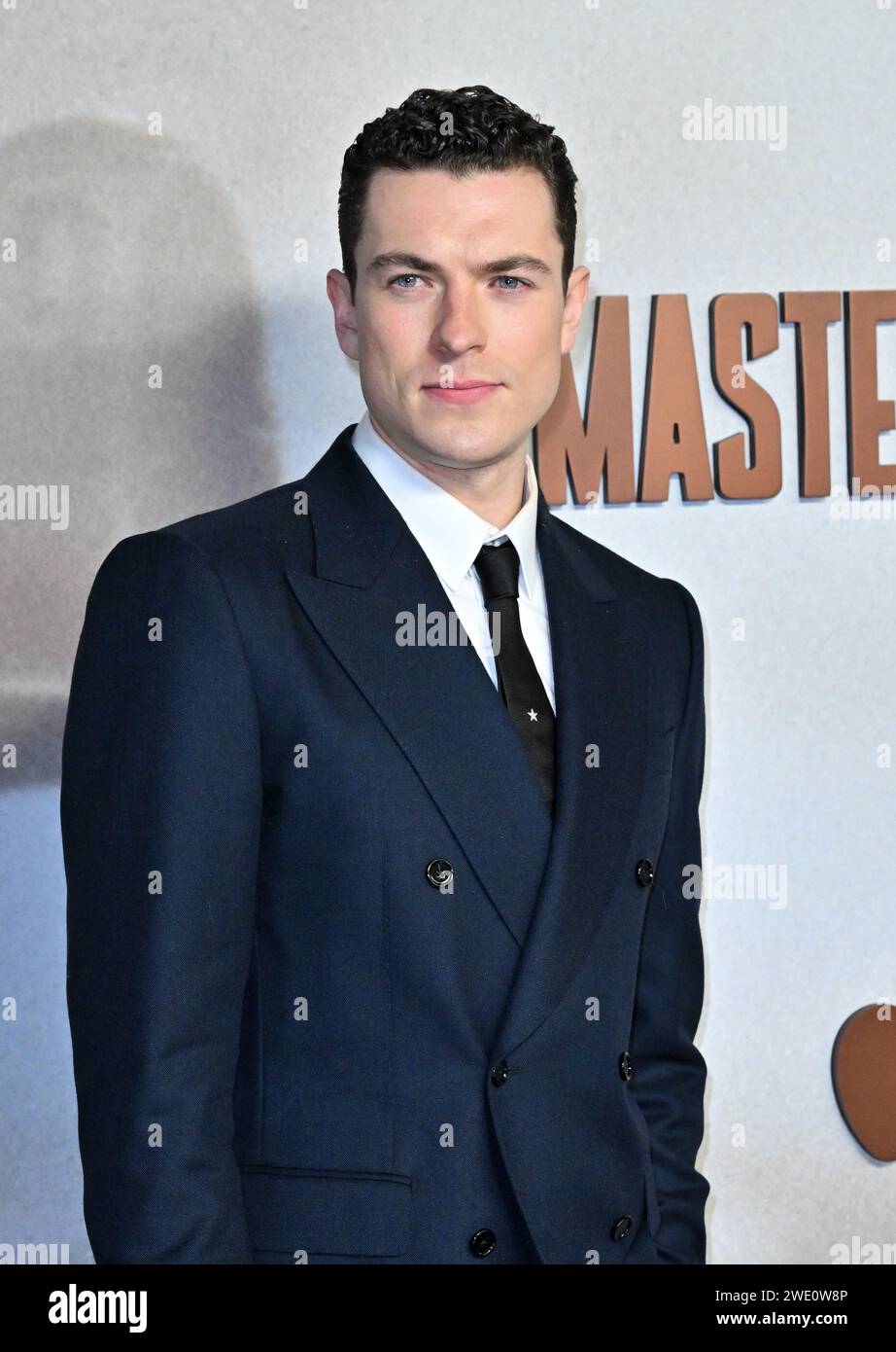 London, UK. 22nd Jan, 2024. Nate Mann on the Red Carpet for the UK Premiere of 'Masters of the ...