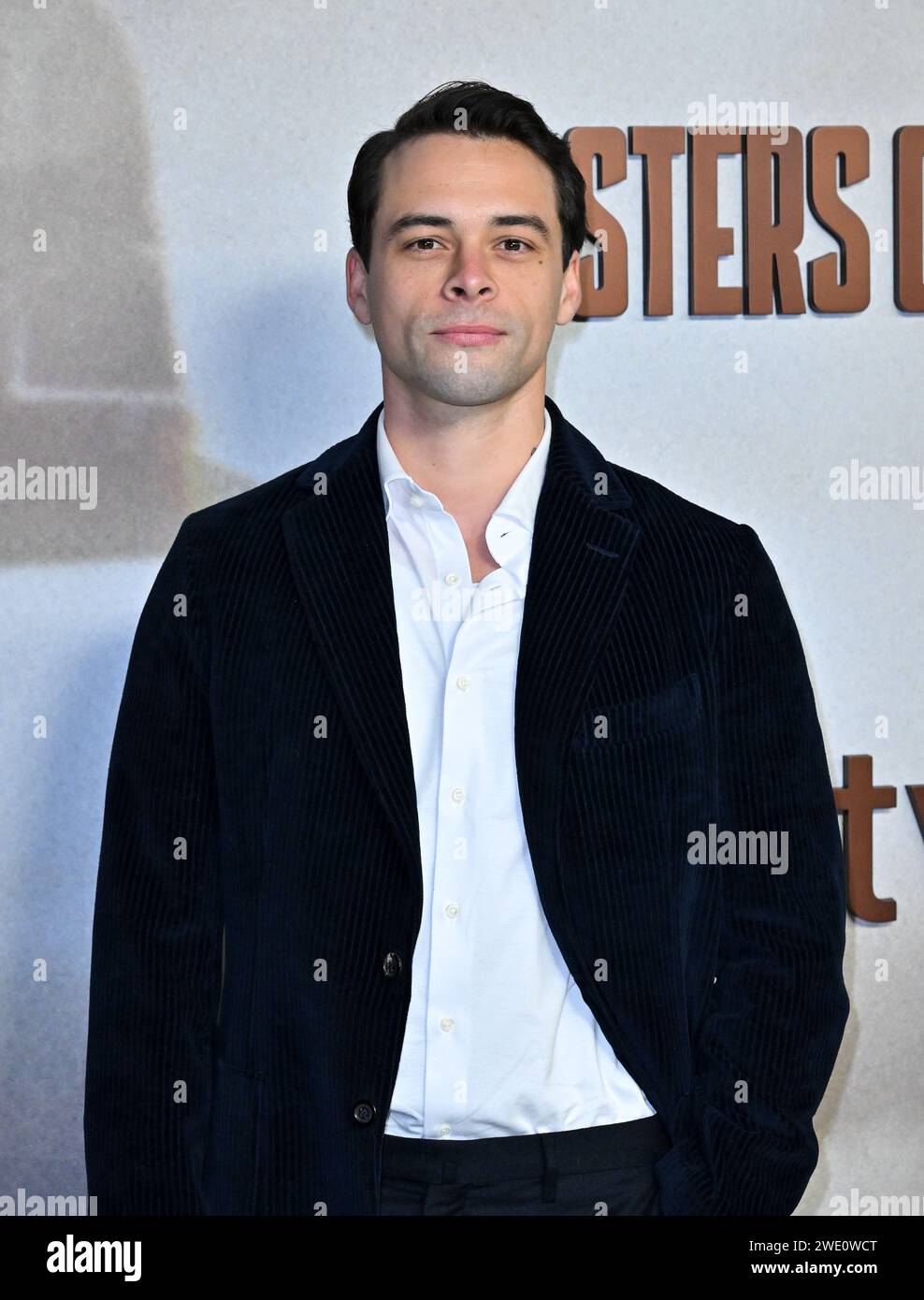 London, UK, 22 January 2024. Adam Long on the Red Carpet for the UK ...