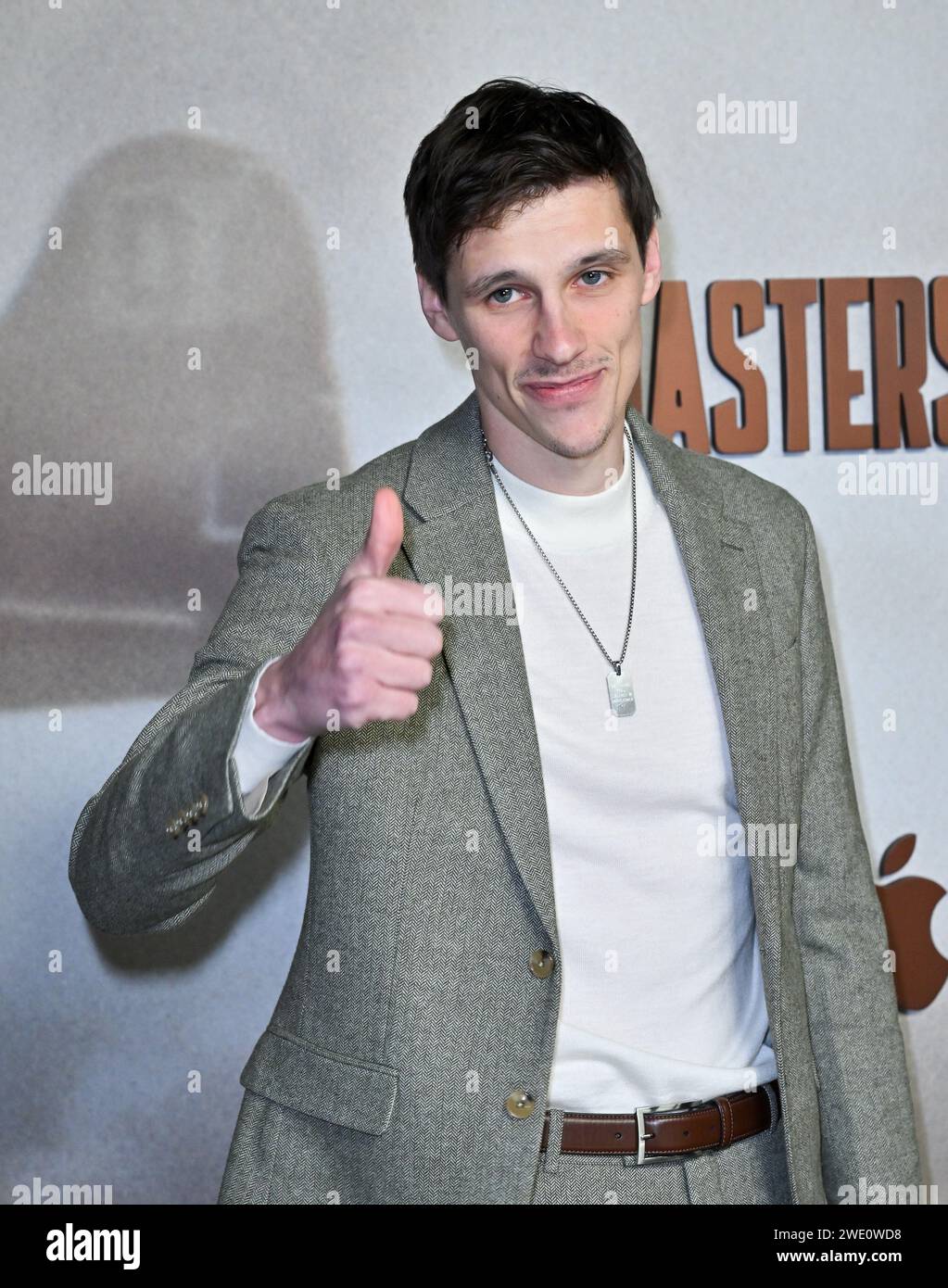 London, UK. 22nd Jan, 2024. Jordan Coulson on the Red Carpet for the UK ...