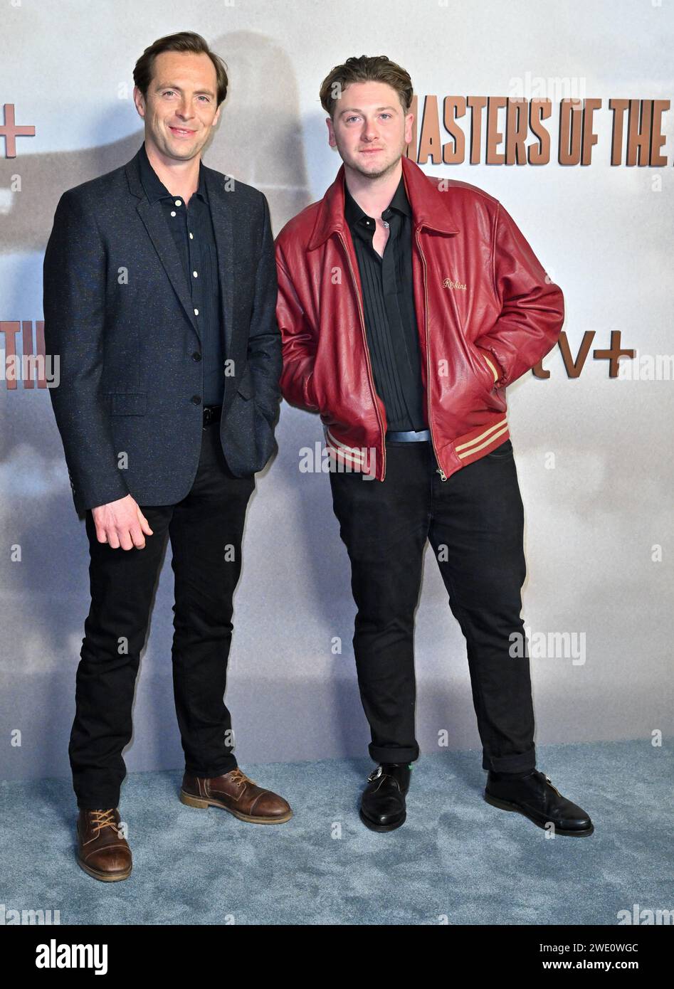 London, UK. 22nd Jan, 2024. Stephen Campbell Moore (L) and Josh Bolt (R ...