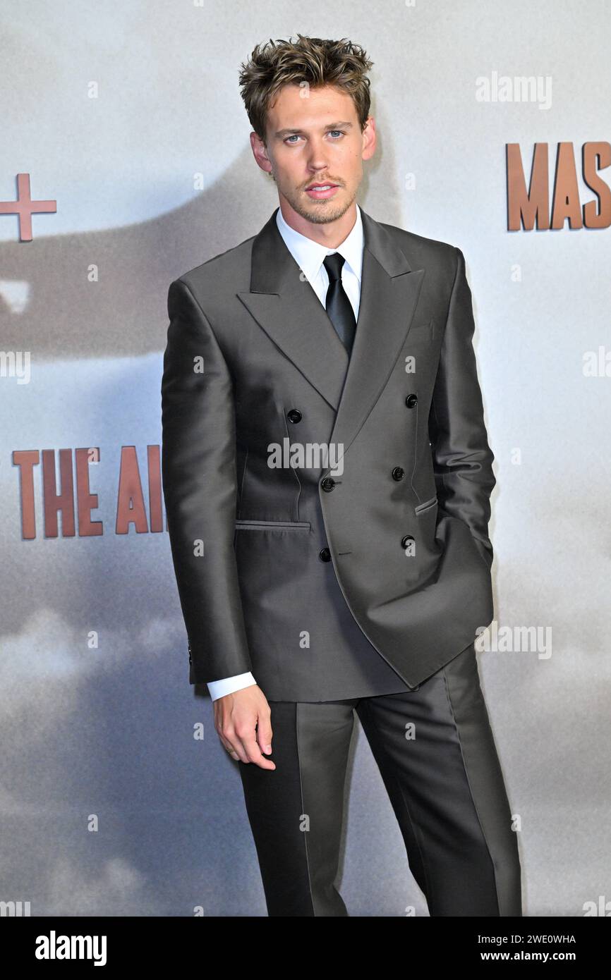 London, UK. 22nd Jan, 2024. Austin Butler on the Red Carpet for the UK ...