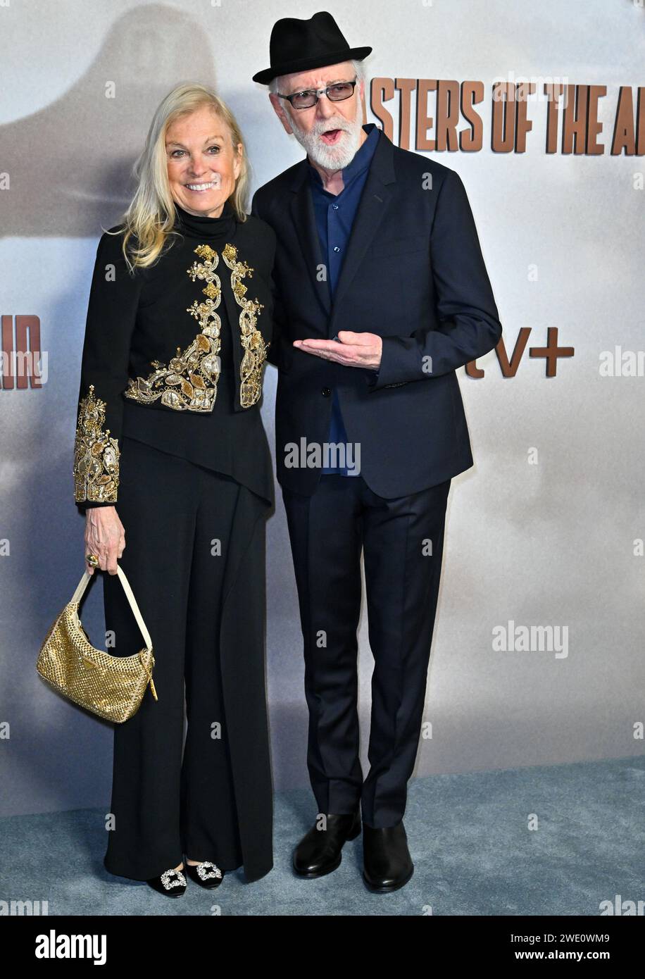 London, UK. 22nd Jan, 2024. Gary Goetzman (R) on the Red Carpet for the ...