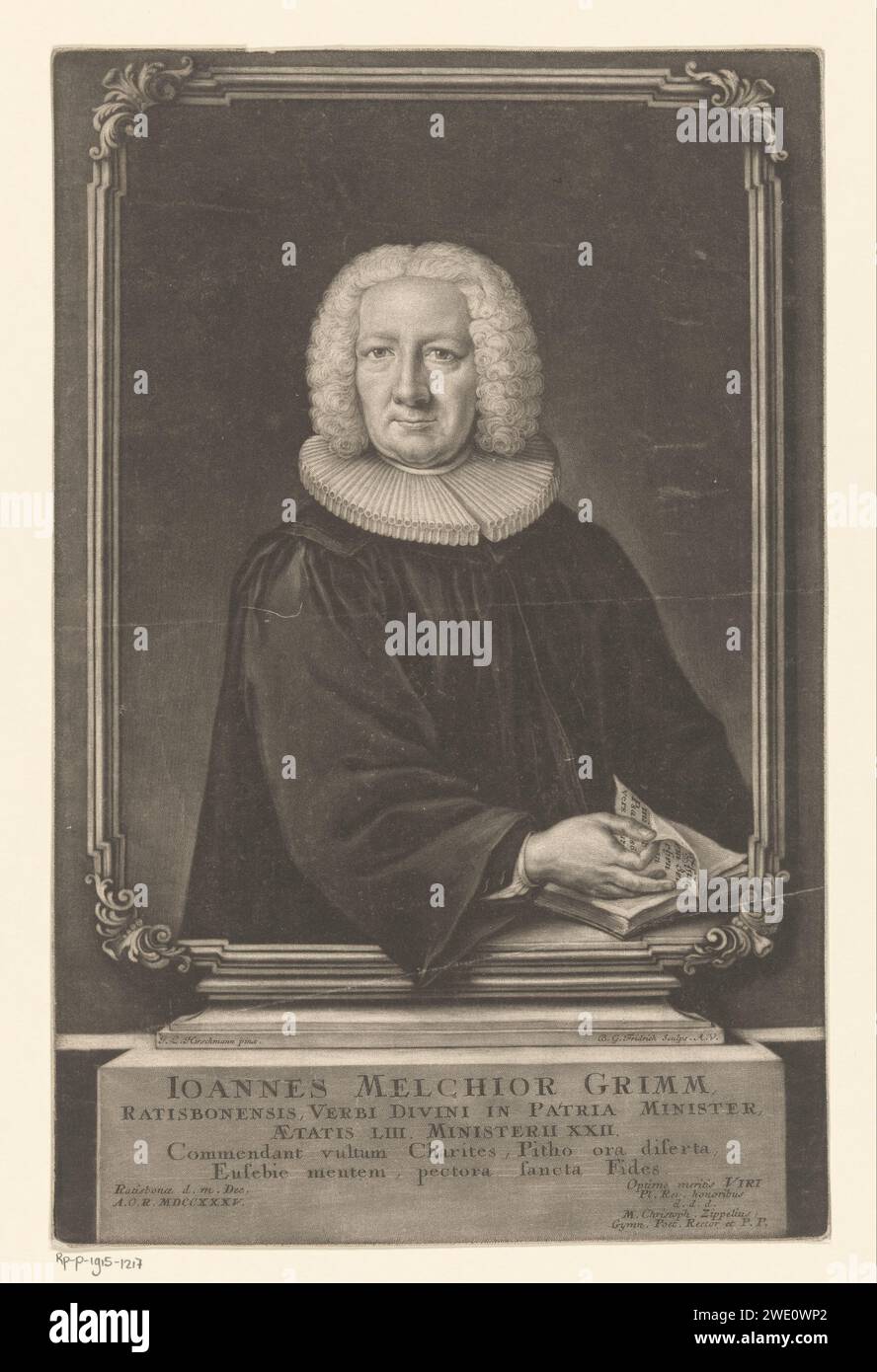 Johann melchior grimm hi-res stock photography and images - Alamy