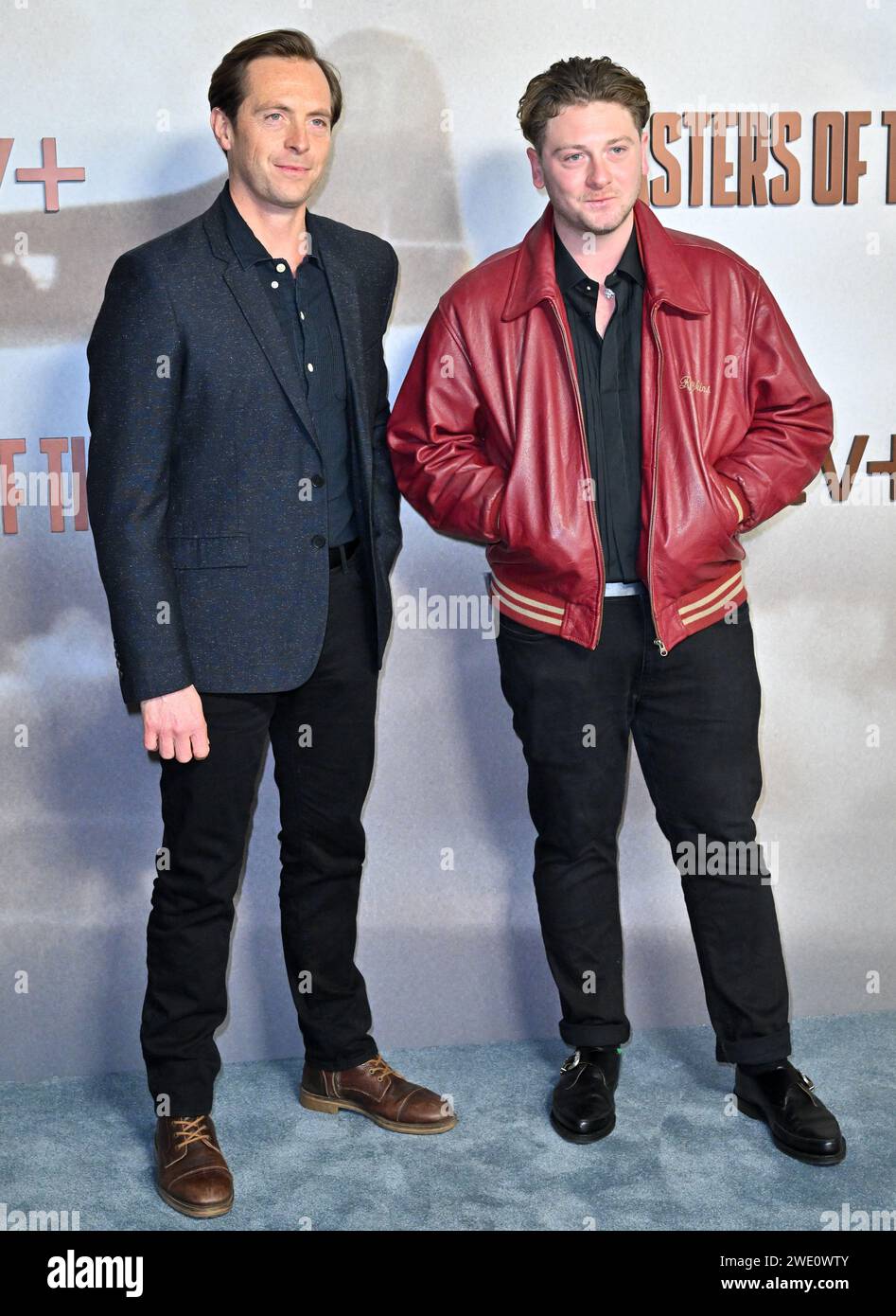 London, UK. 22nd Jan, 2024. Stephen Campbell Moore (L) and Josh Bolt (R ...