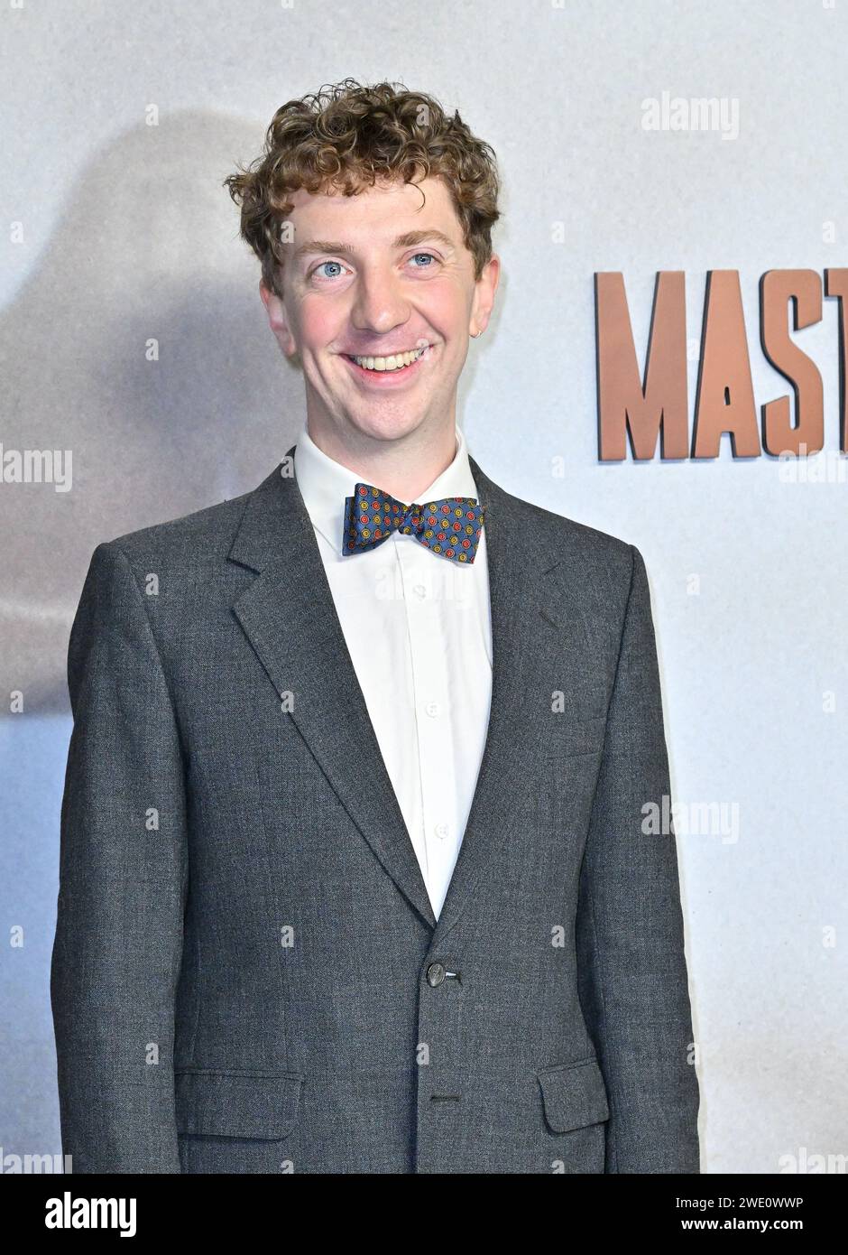 London, UK. 22nd Jan, 2024. Matt Gavan on the Red Carpet for the UK ...