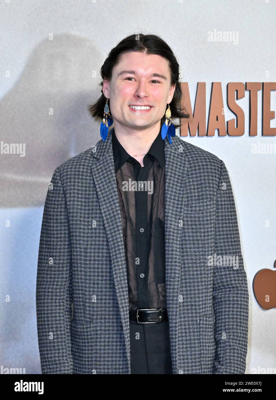 London, UK. 22nd Jan, 2024. Phillip Lewitski on the Red Carpet for the ...