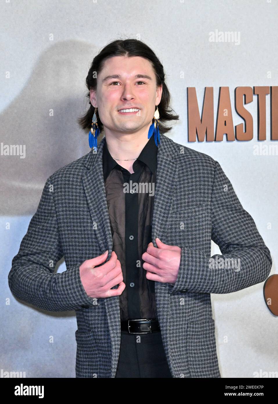 London, UK. 22nd Jan, 2024. Phillip Lewitski on the Red Carpet for the ...