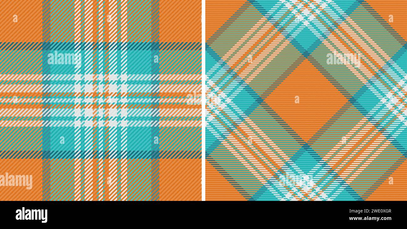 Texture check pattern of seamless tartan fabric with a background plaid ...