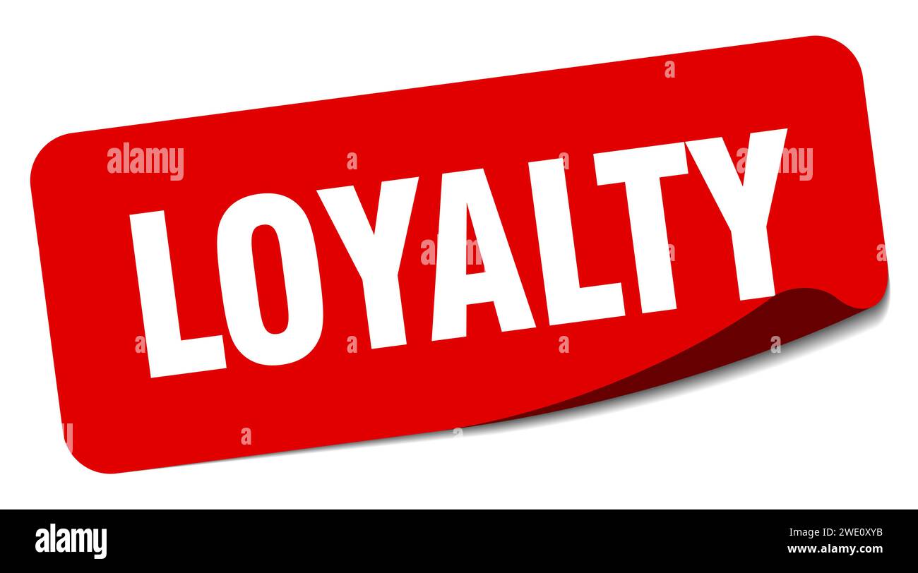 loyalty sticker. loyalty rectangular label isolated on white background Stock Vector Image & Art ...