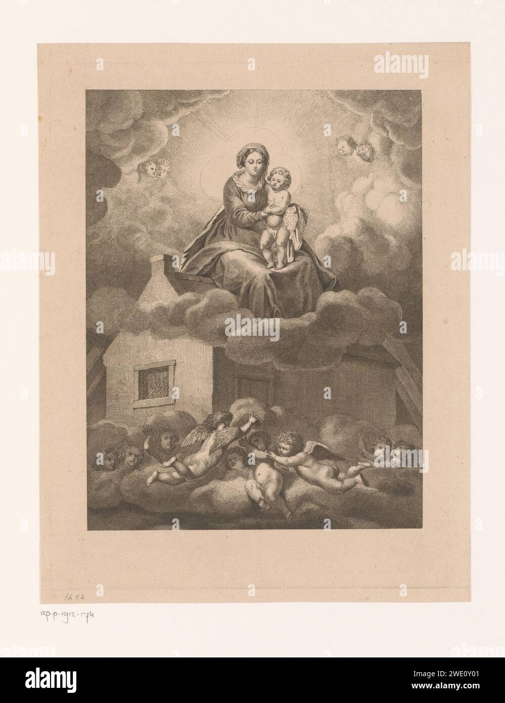 Engelen bring the Holy House to Loreto, Jean Théodore Joseph Linnig ...