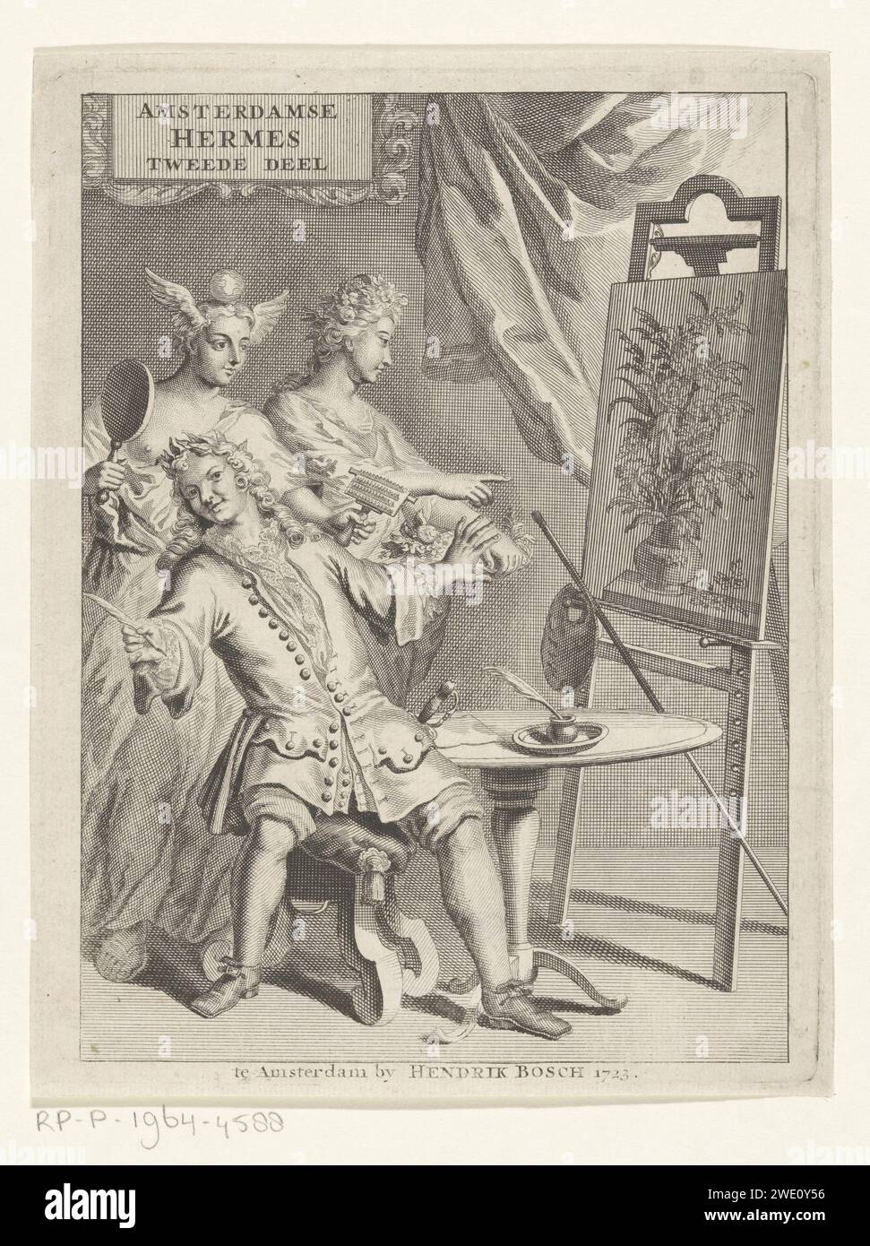 Allegorical show with satirical writer Jacob Campo Weyerman, Anonymous ...