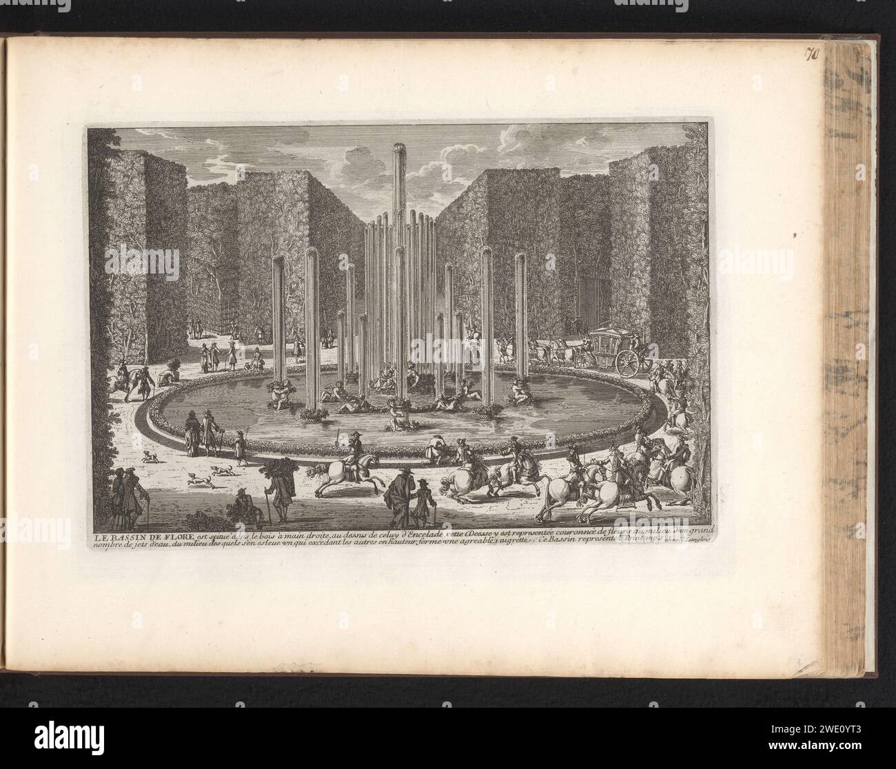 View of the Fountain of Flora, Gabriel Perelle, 1672 - 1703 print Print ...