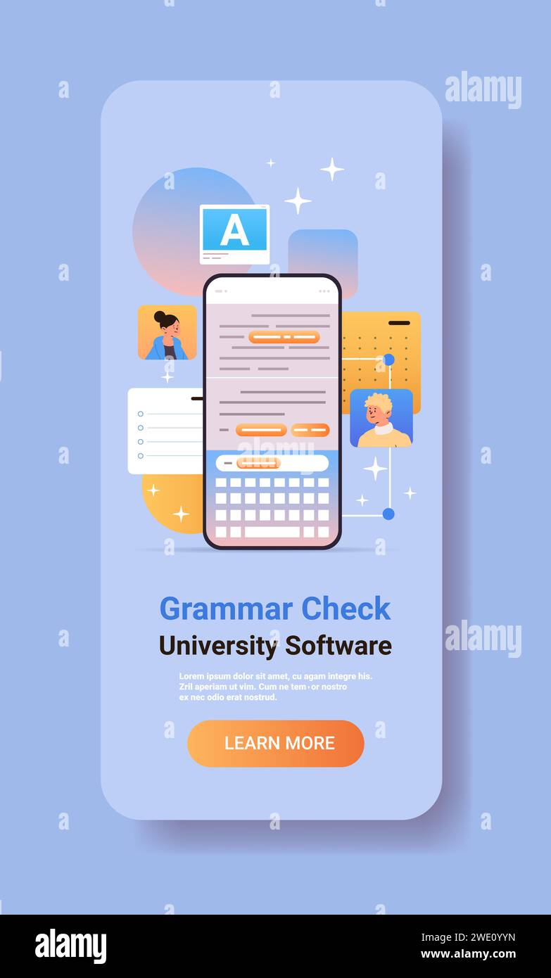 students using online services of correcting text and checking ...