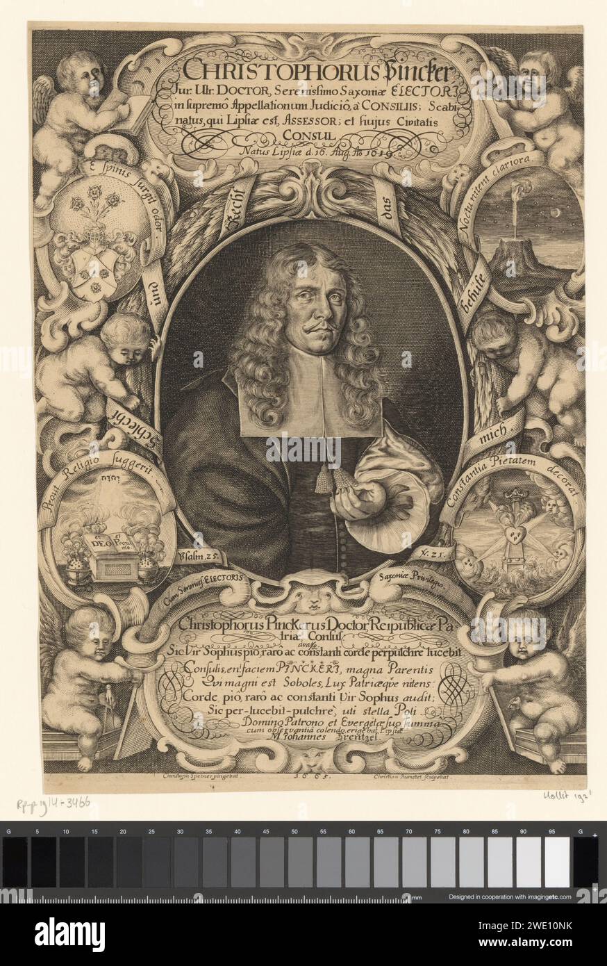 Portrait of Christoph Pincker, Christian Romstet, After Christoph ...