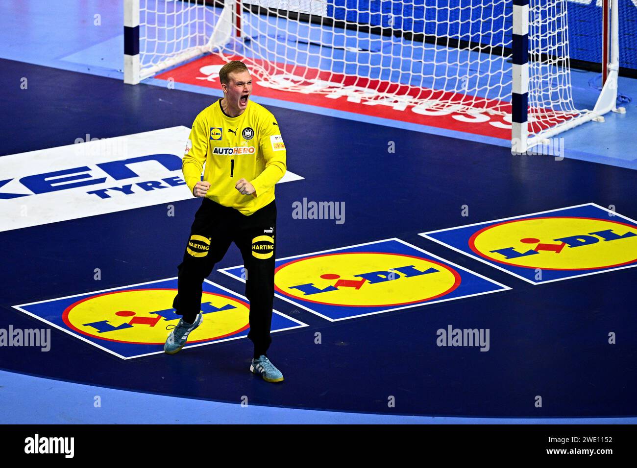 Cologne, Germany. 22nd Jan, 2024. Handball: European Championship ...