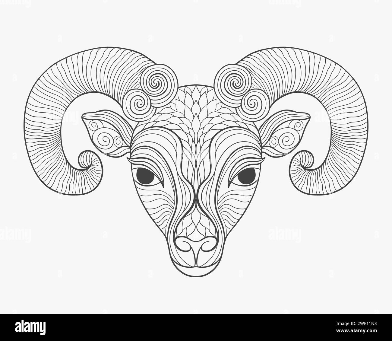 Zodiac sign according to the horoscope is Capricorn. Goat capricorn ...