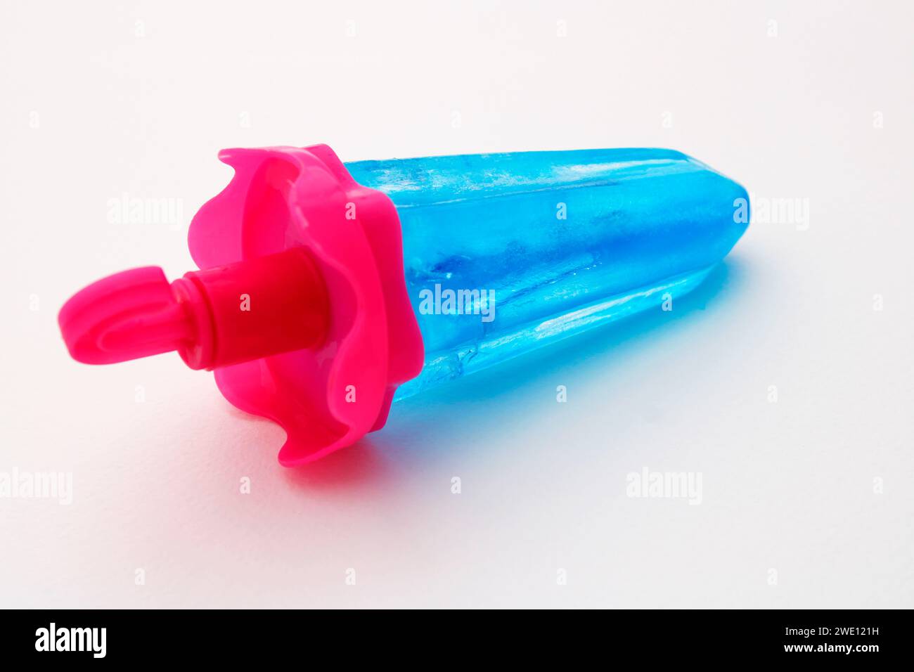 Homemade blue water ice cream Stock Photo - Alamy