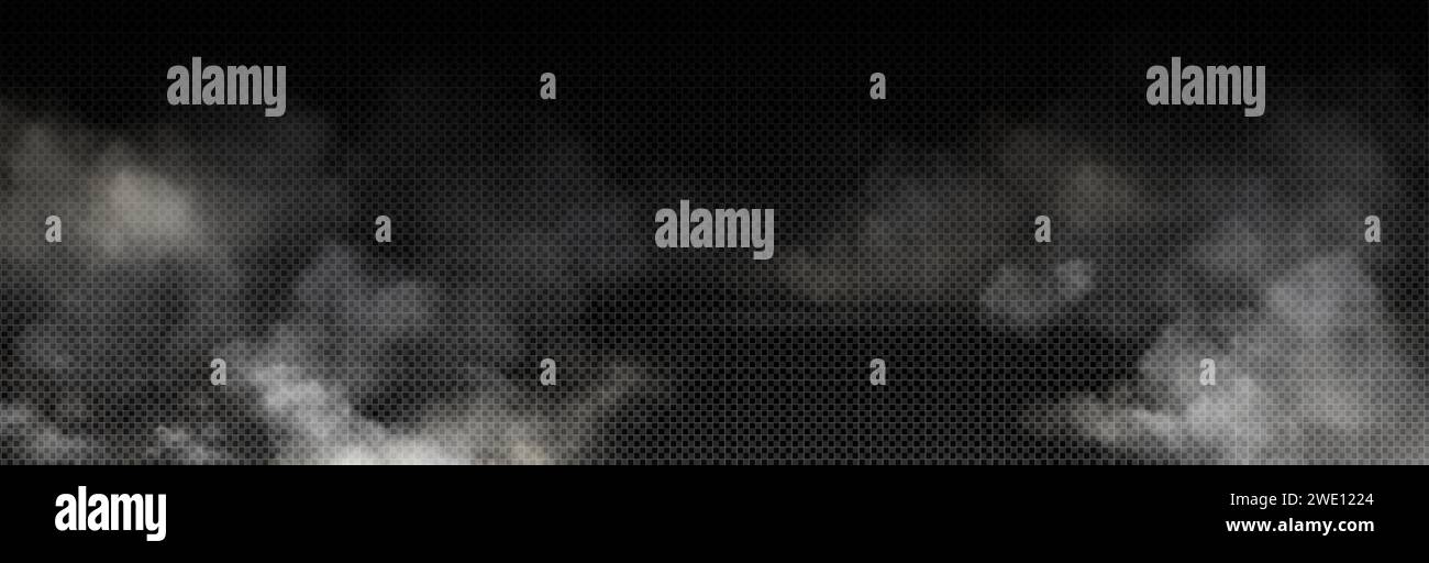 White smoke cloud with overlay effect on transparent background ...