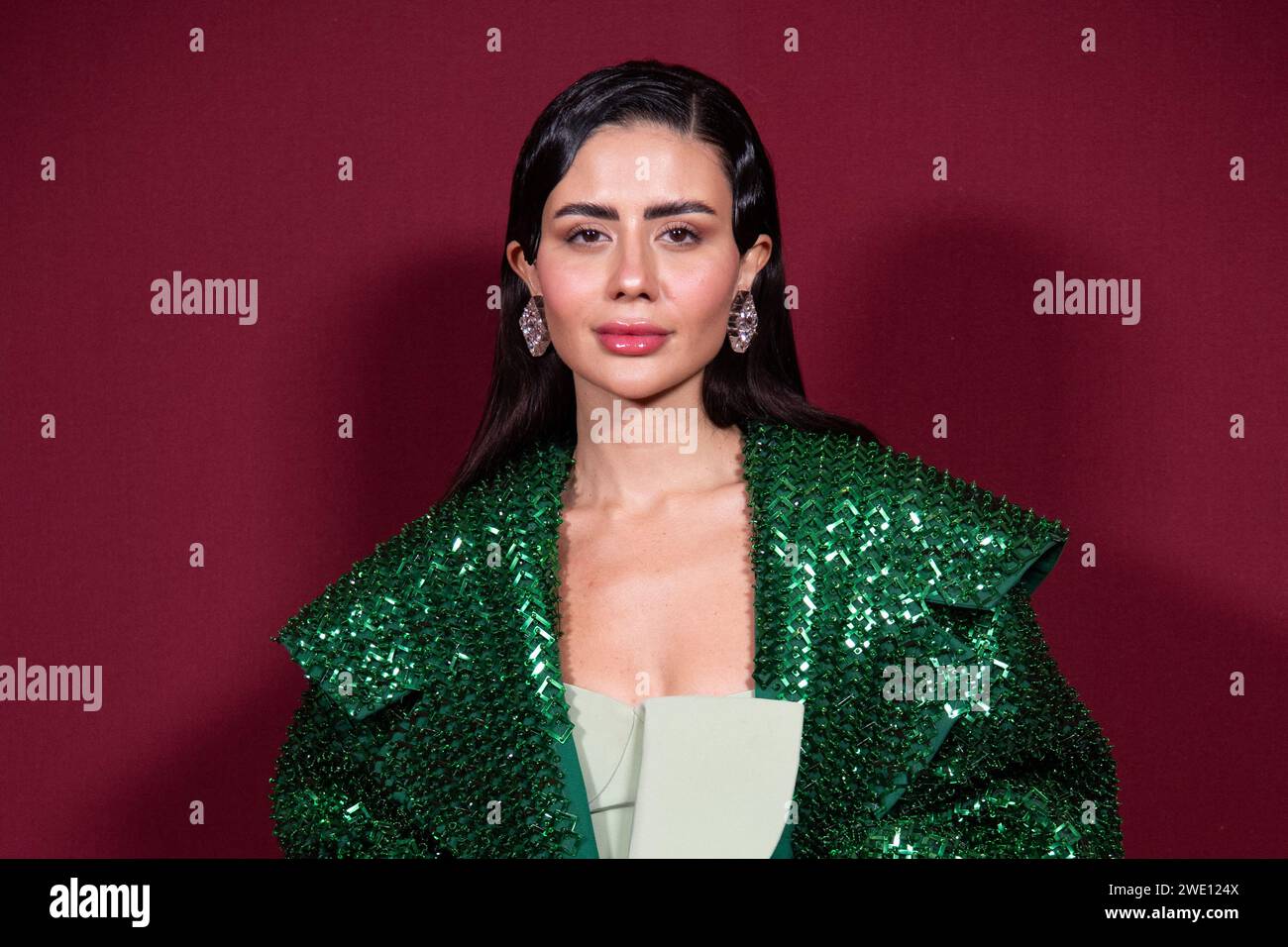 Paris, France. 22nd Jan, 2024. Deema Al Asadi attending the Georges Hobeika Haute Couture Spring ...