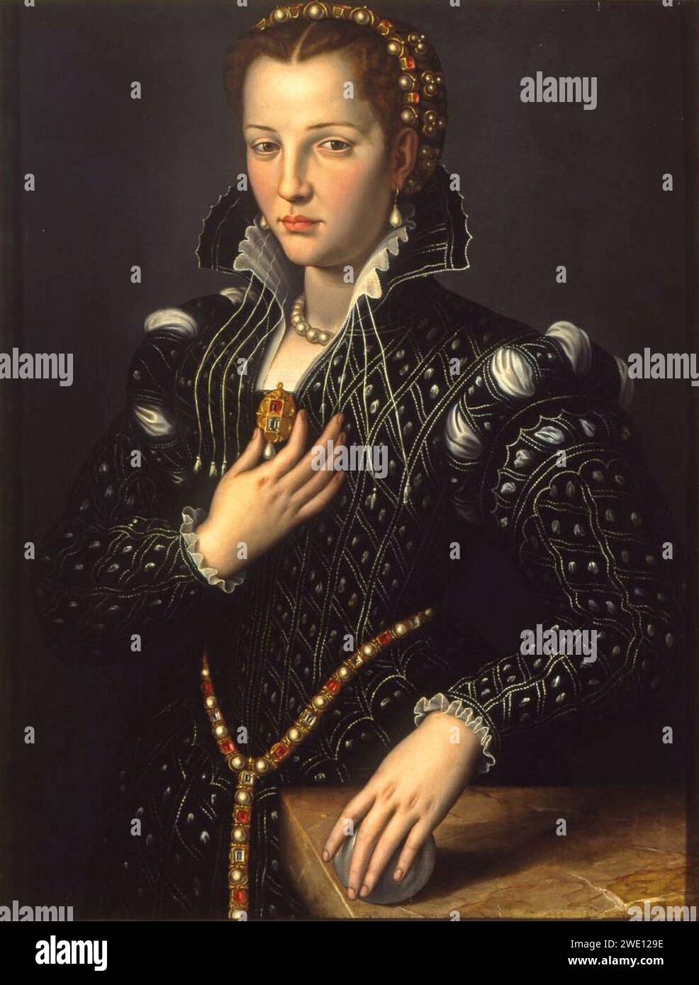 Alessandro Allori Lucrezia de' Medici Stock Photo - Alamy
