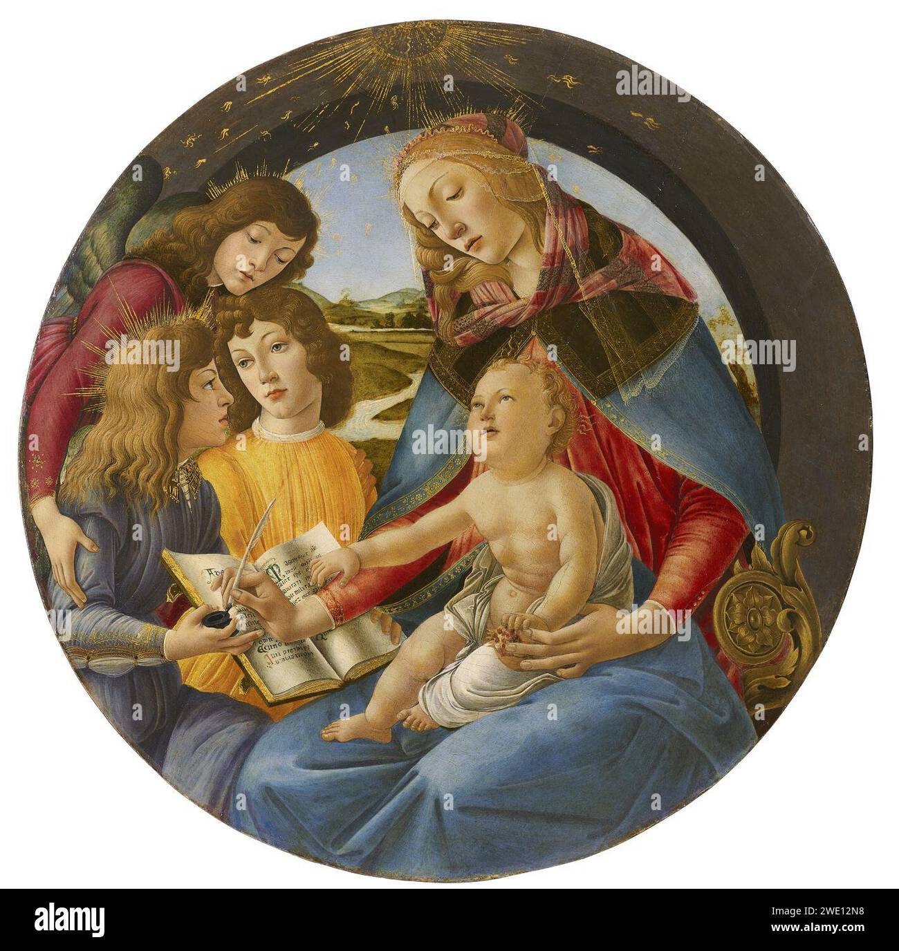 Alessandro filipepi called sandro botticelli hi-res stock photography ...