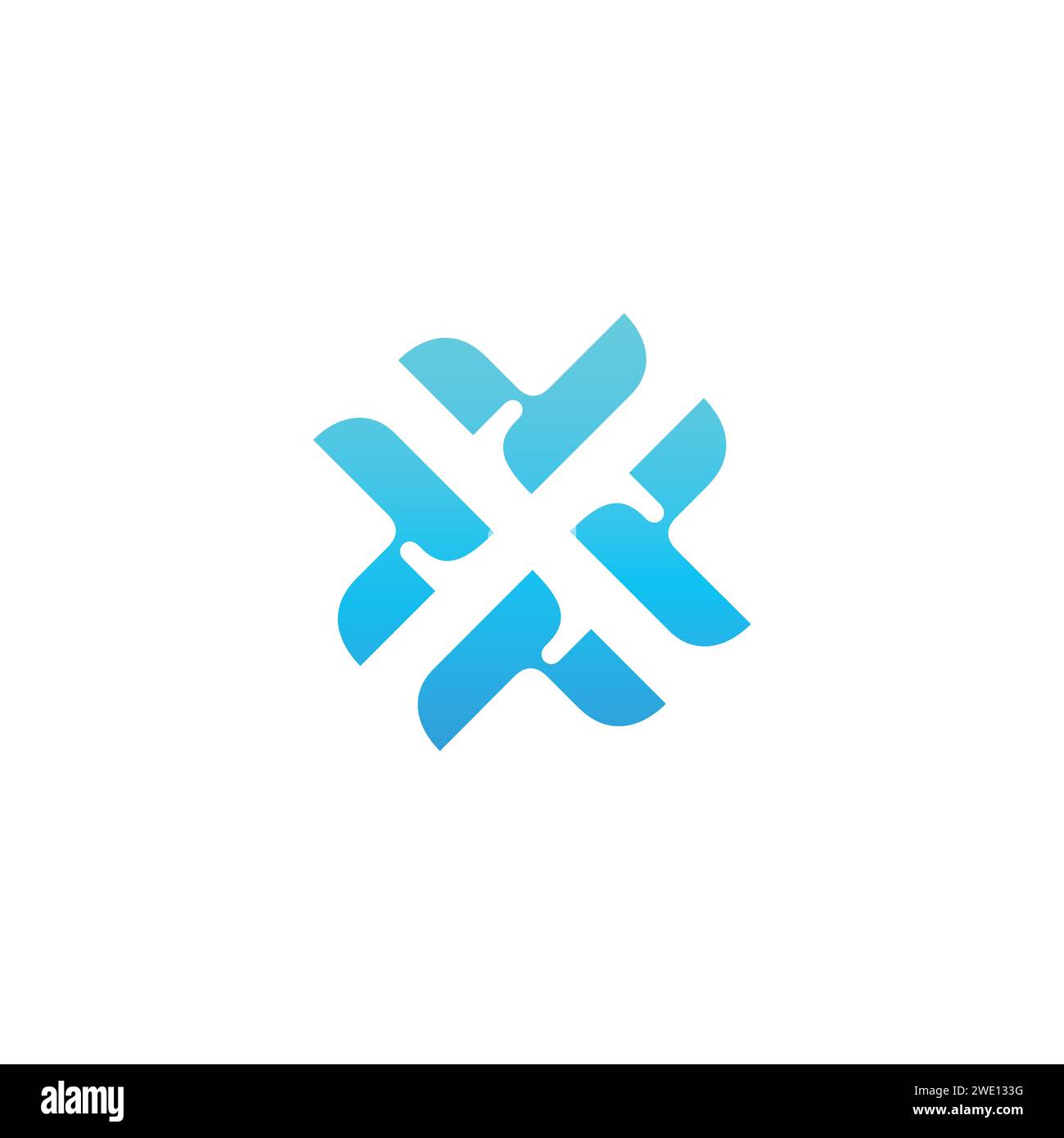 X blue logo Cut Out Stock Images & Pictures - Alamy