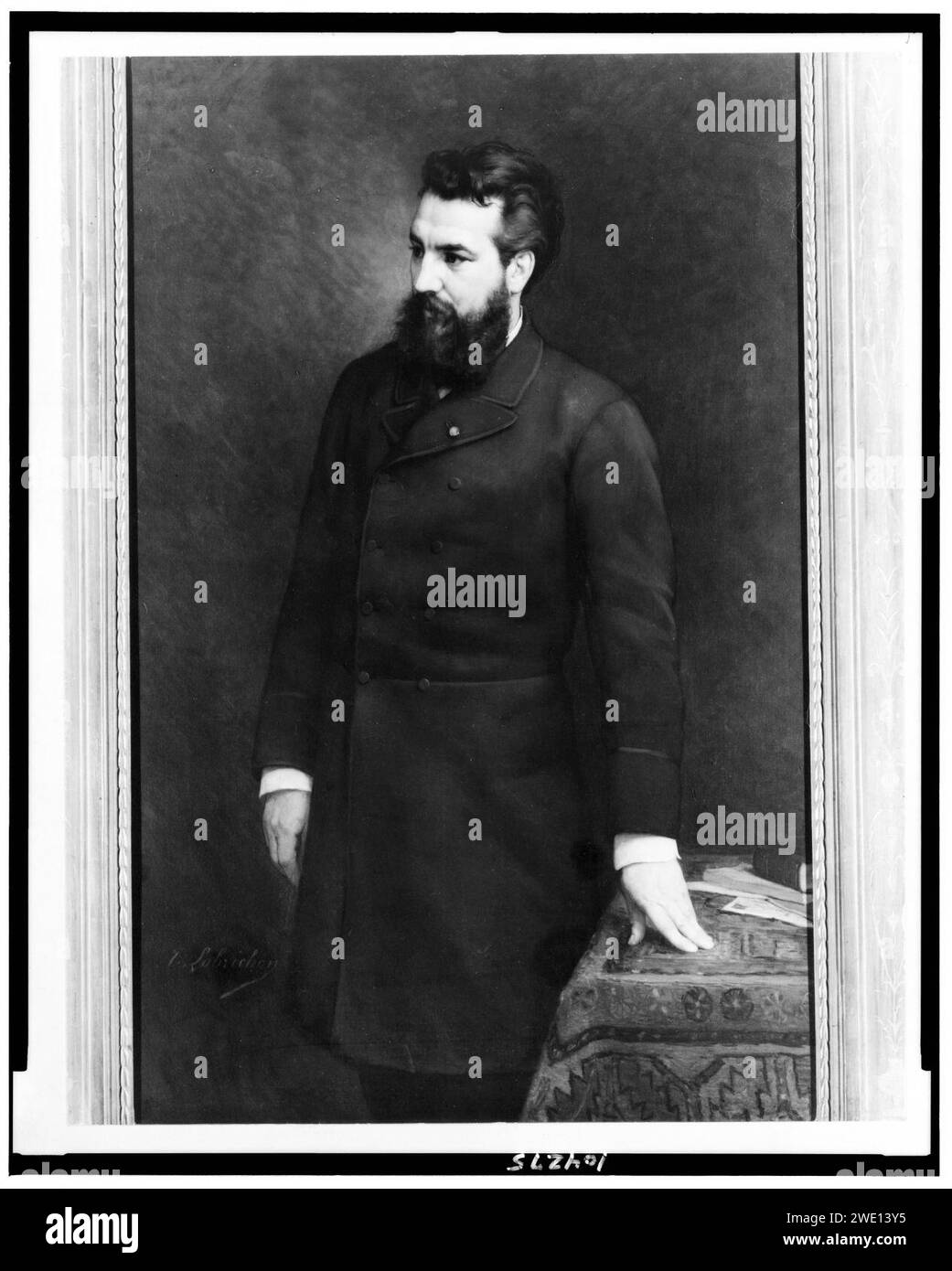 Alexander Graham Bell, three-quarter length portrait, standing, facing ...