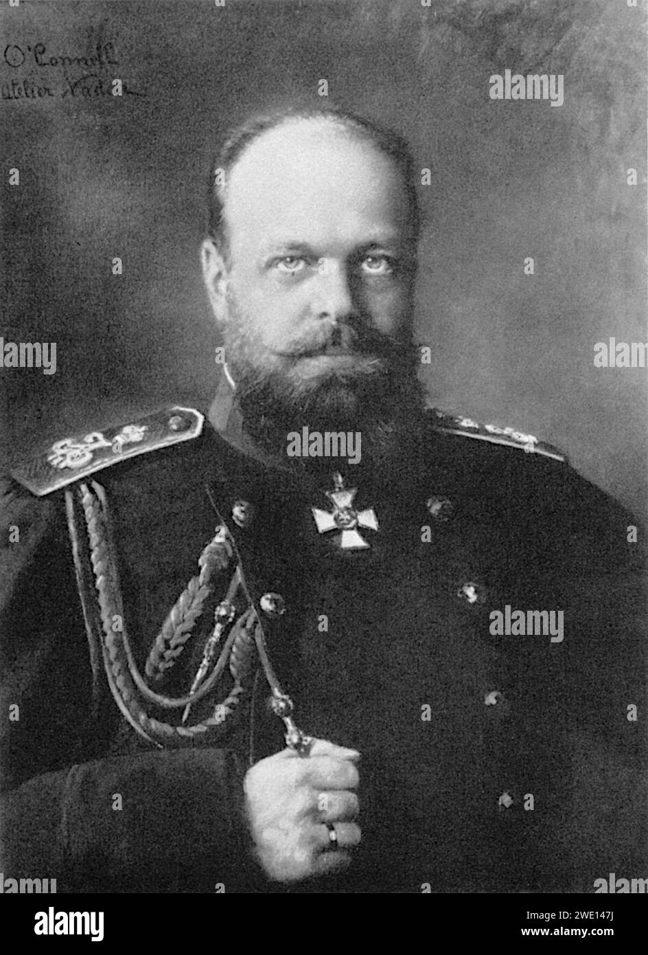 Alexander III. Czar Of Russia Nadar (repaired Stock Photo - Alamy