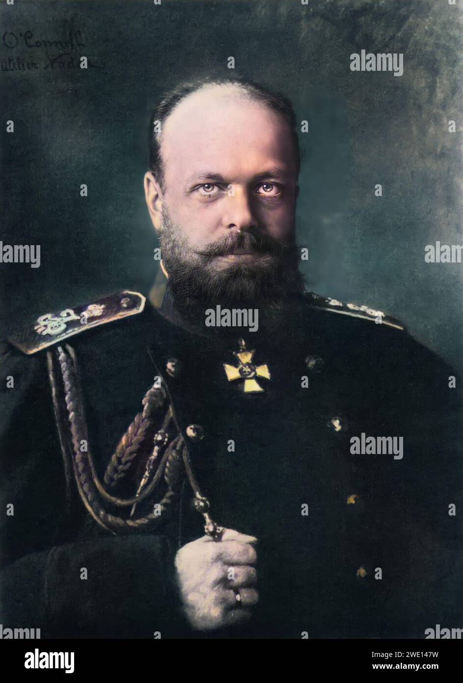Alexander III. Czar Of Russia Nadar (colorized Stock Photo - Alamy