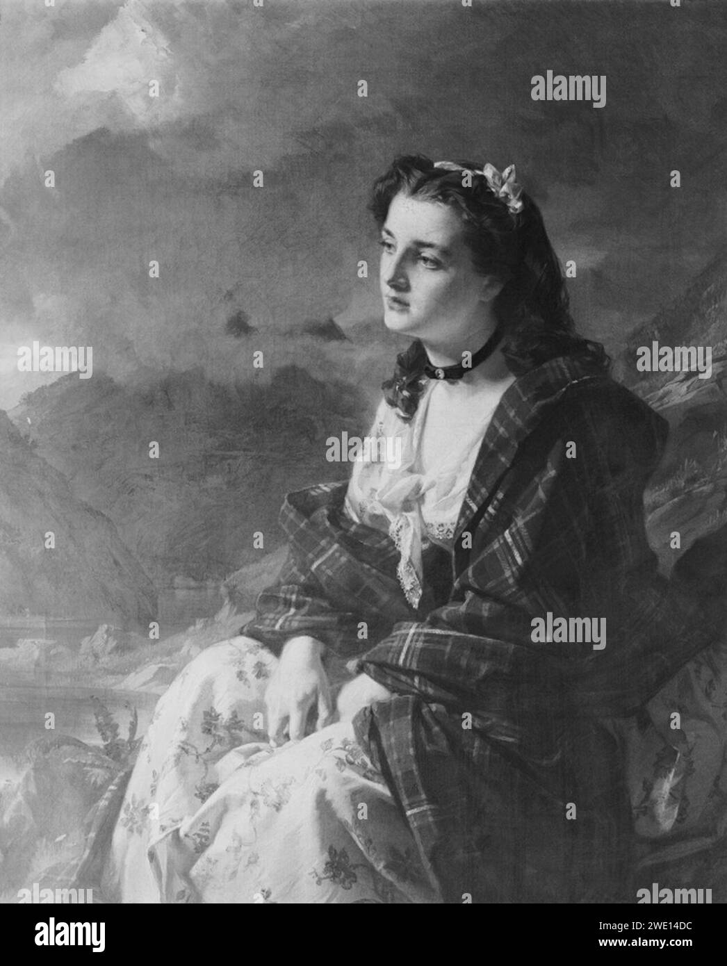 Alexander Johnston (1815-91) - Flora Macdonald Stock Photo - Alamy