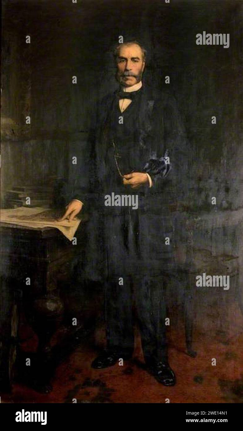 Alexander Laing (1828–1905) by Thomas Eyre Macklin Stock Photo - Alamy