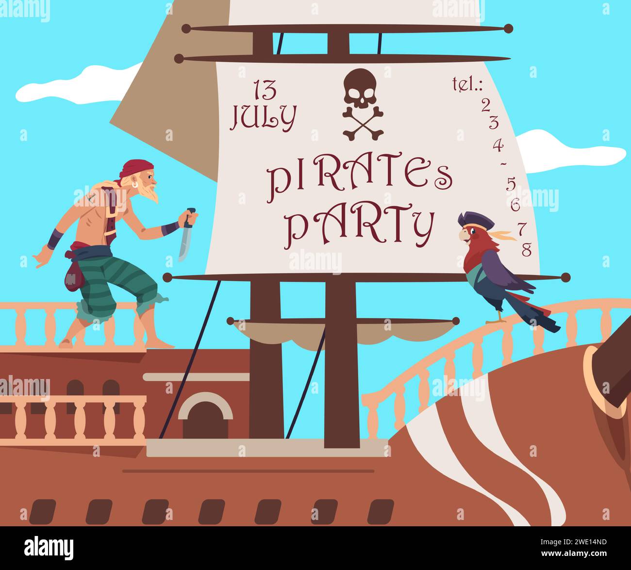 Boat boy caribbean Stock Vector Images - Alamy