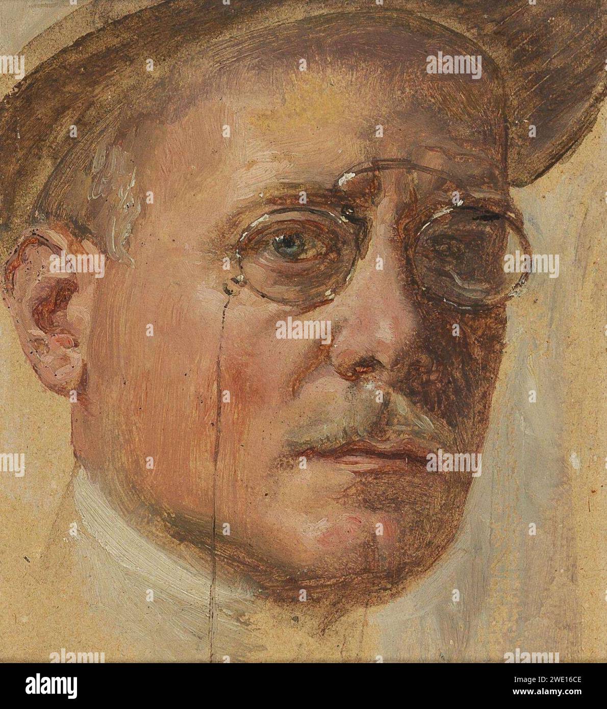 Alexander Pock Selbstbildnis um 1910 Stock Photo - Alamy