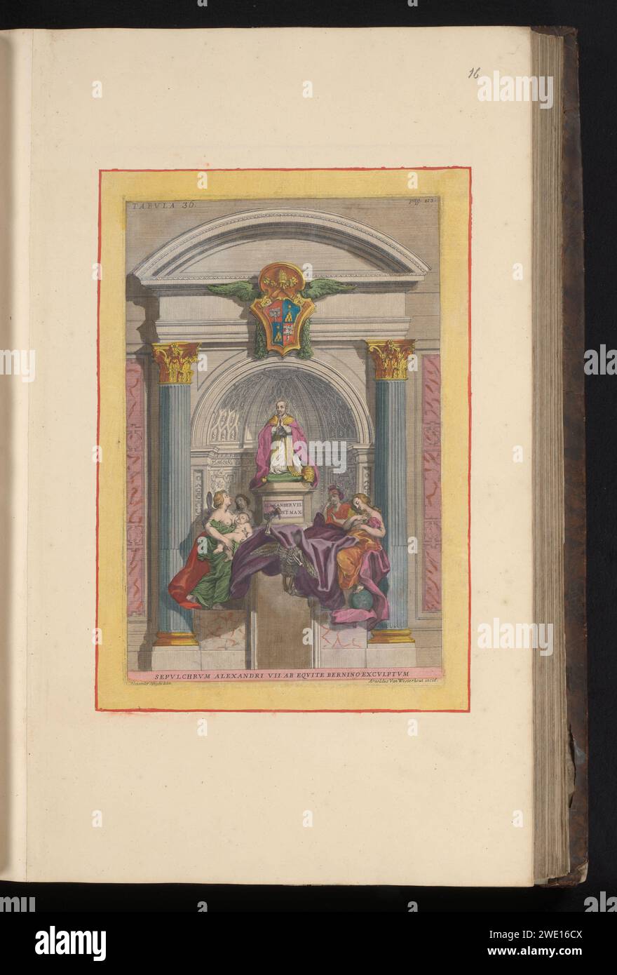 Grave of Pope Alexander VII, Arnold van Westerhout, Alessandro Specchi ...