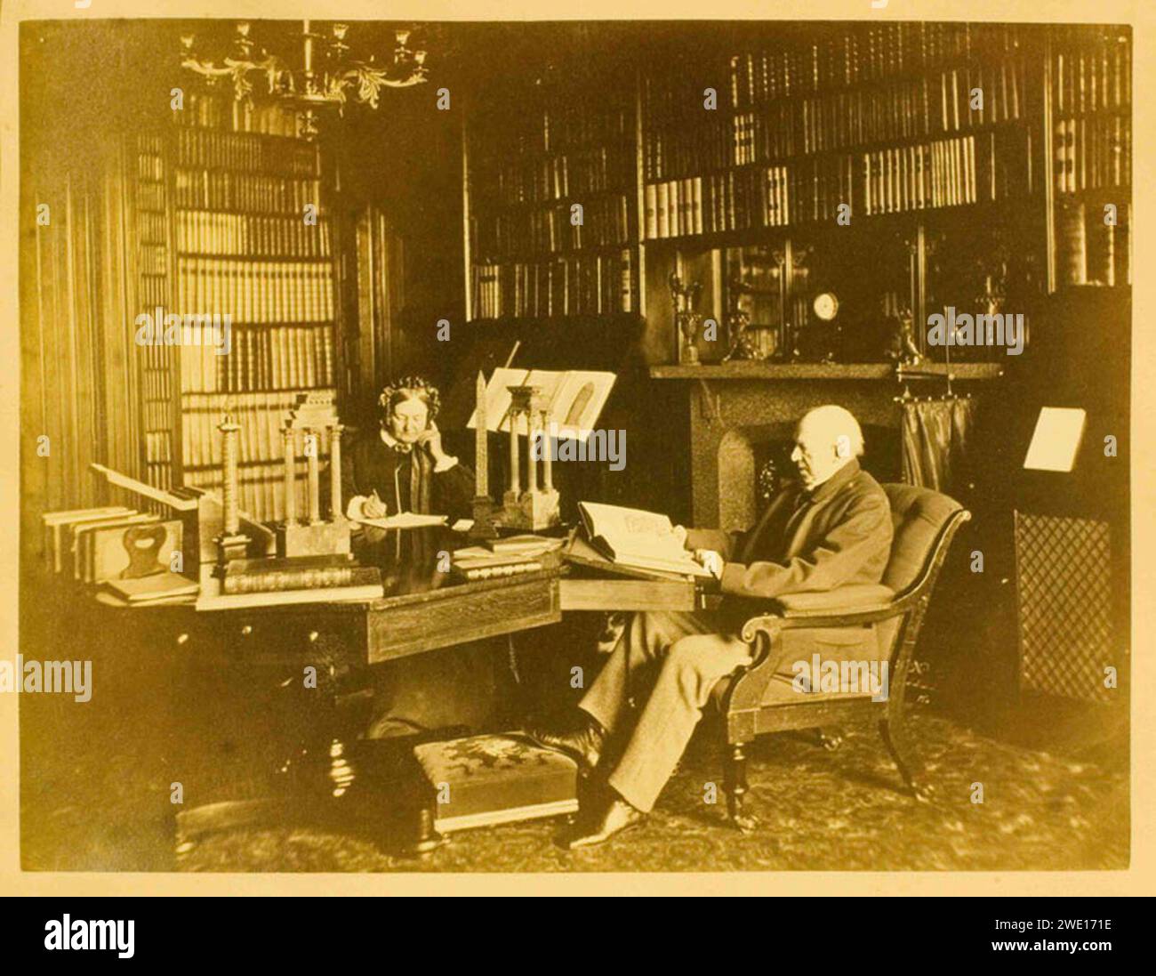 Alexander Thomson of Banchory and his wife Jessie Stock Photo - Alamy